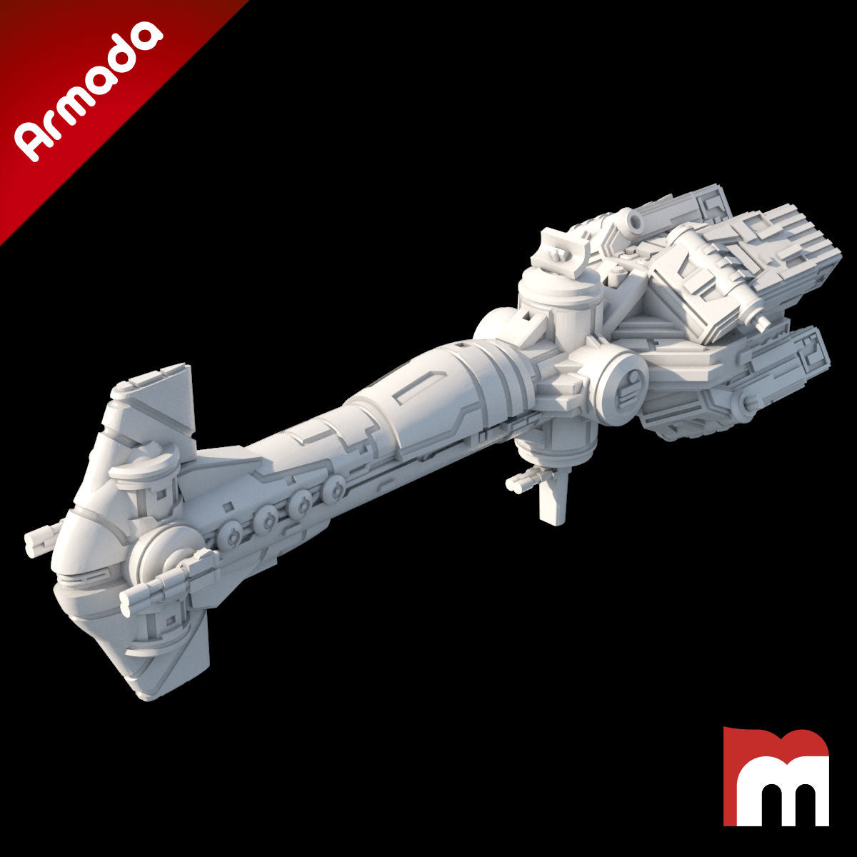 (Armada) CR-12 Thranta Corvette - Mel Miniatures - Miniatures by Only ...