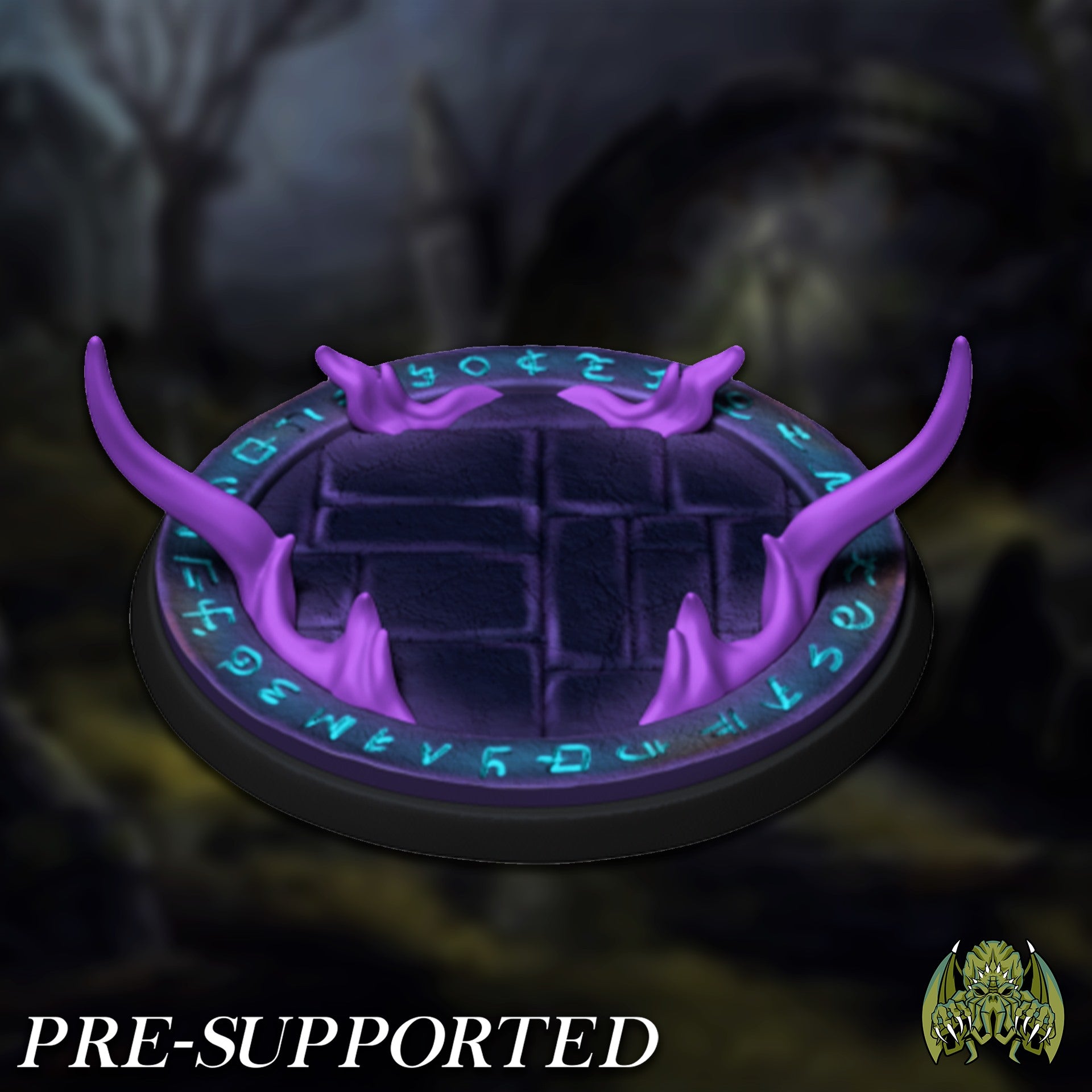 Ritual Base [PRE-COLORED] - Miniatures of Madness - Miniatures by Only ...