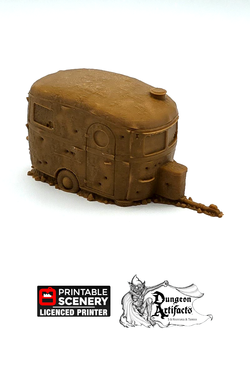 Abandoned Camper Caravan - Brave New Worlds - Printable Scenery ...