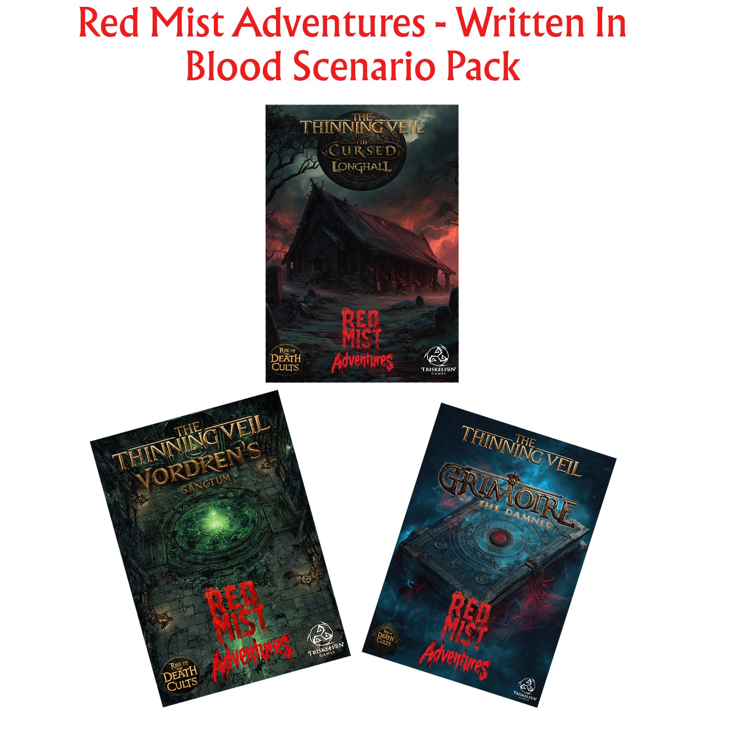 Red Mist Adventures - Written in Blood Campaign - Scenario Books ...