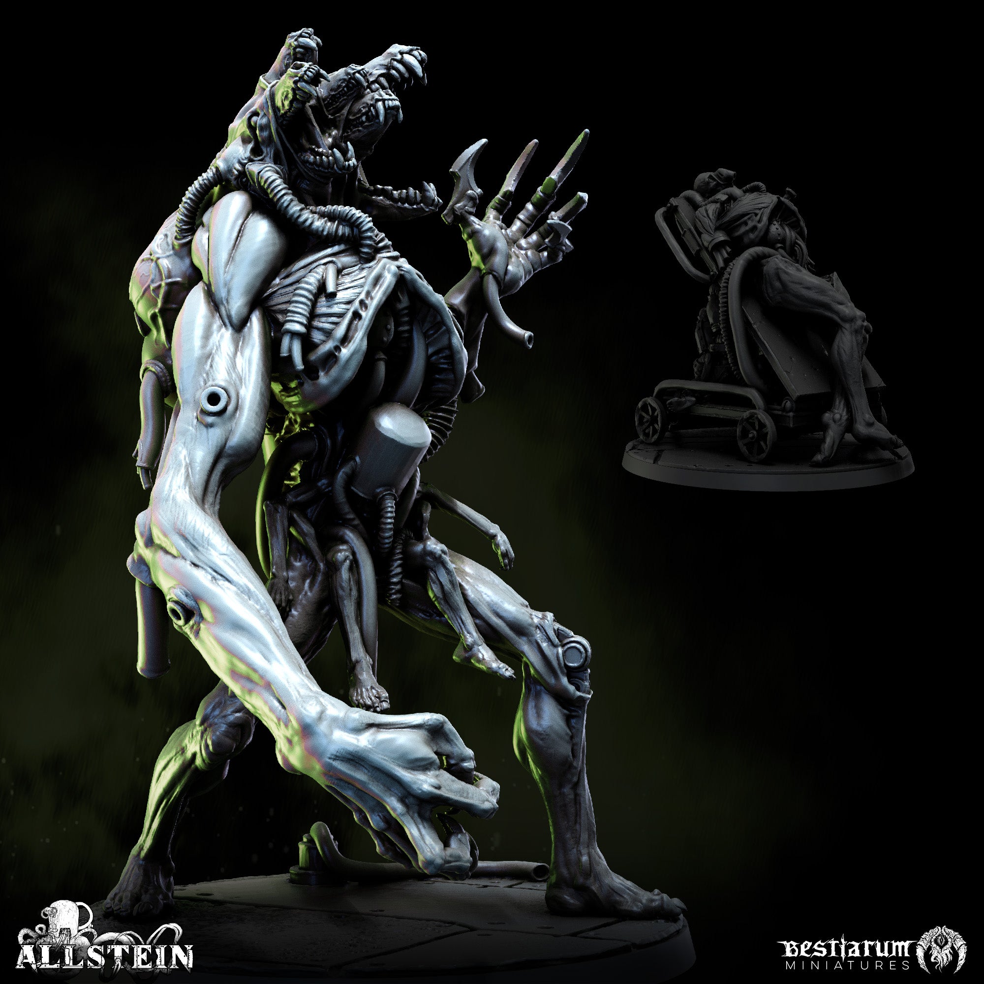 Fleshfang, the Howling Construct & Construct on Slab - Bestiarum Studio ...