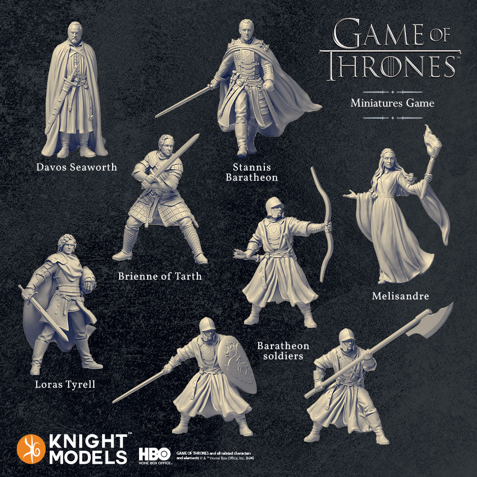 House Baratheon Set - Knight Models - Miniatures by Only-Games.co