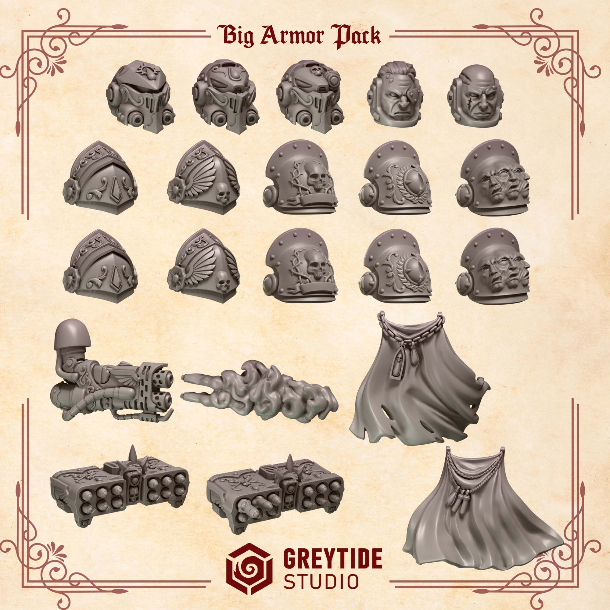Big armor pack CL - Greytide Studio - Miniatures by Only-Games.co