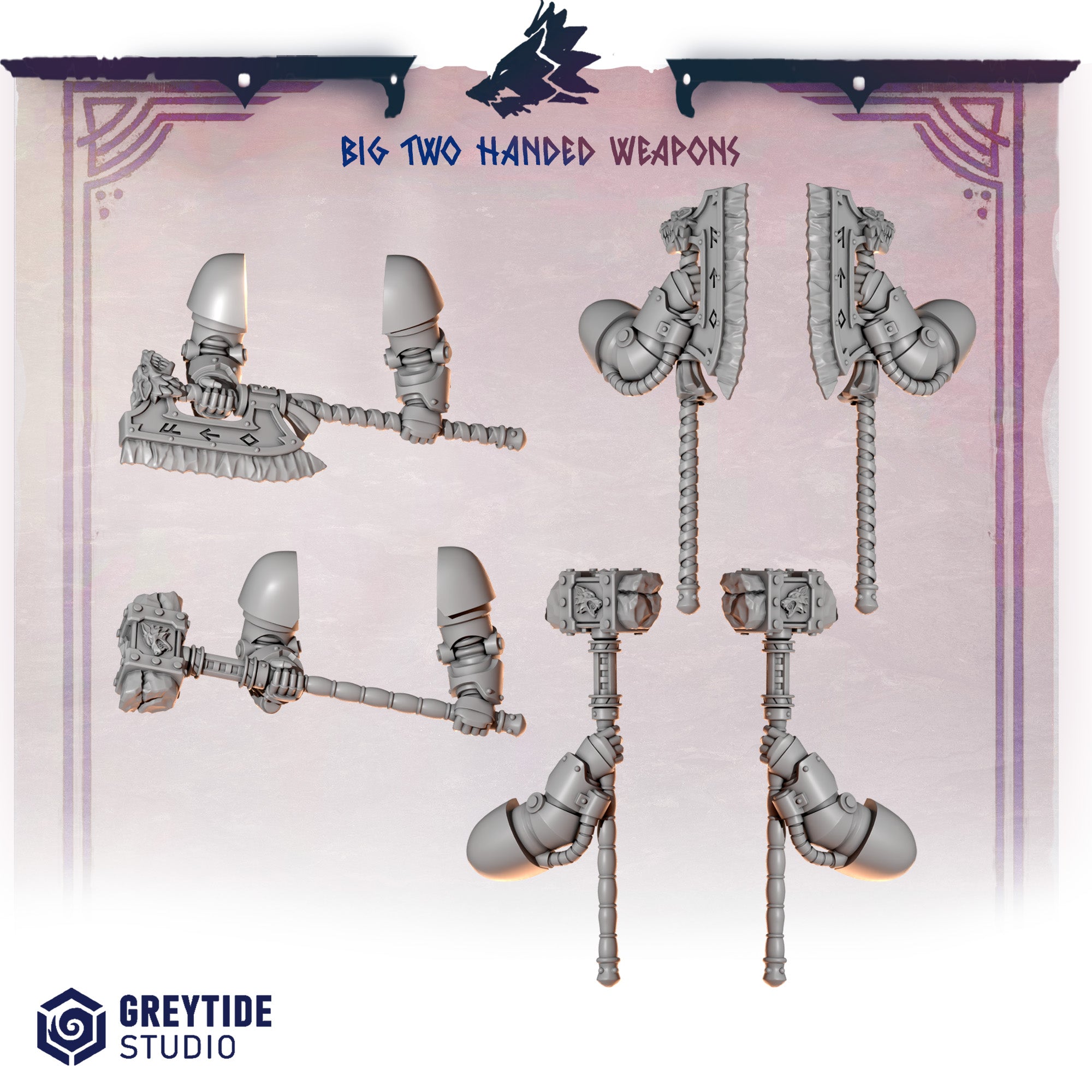 Big Two Handed Weapons PH - Greytide Studio - Miniatures by Only-Games.co