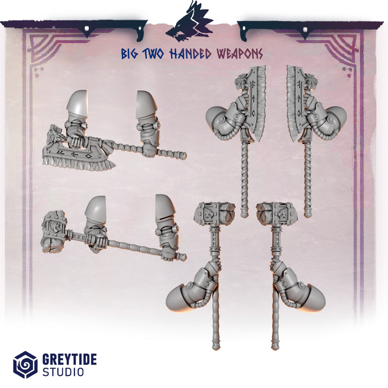 Big Two Handed Weapons PH - Greytide Studio - Miniatures by Only-Games.co