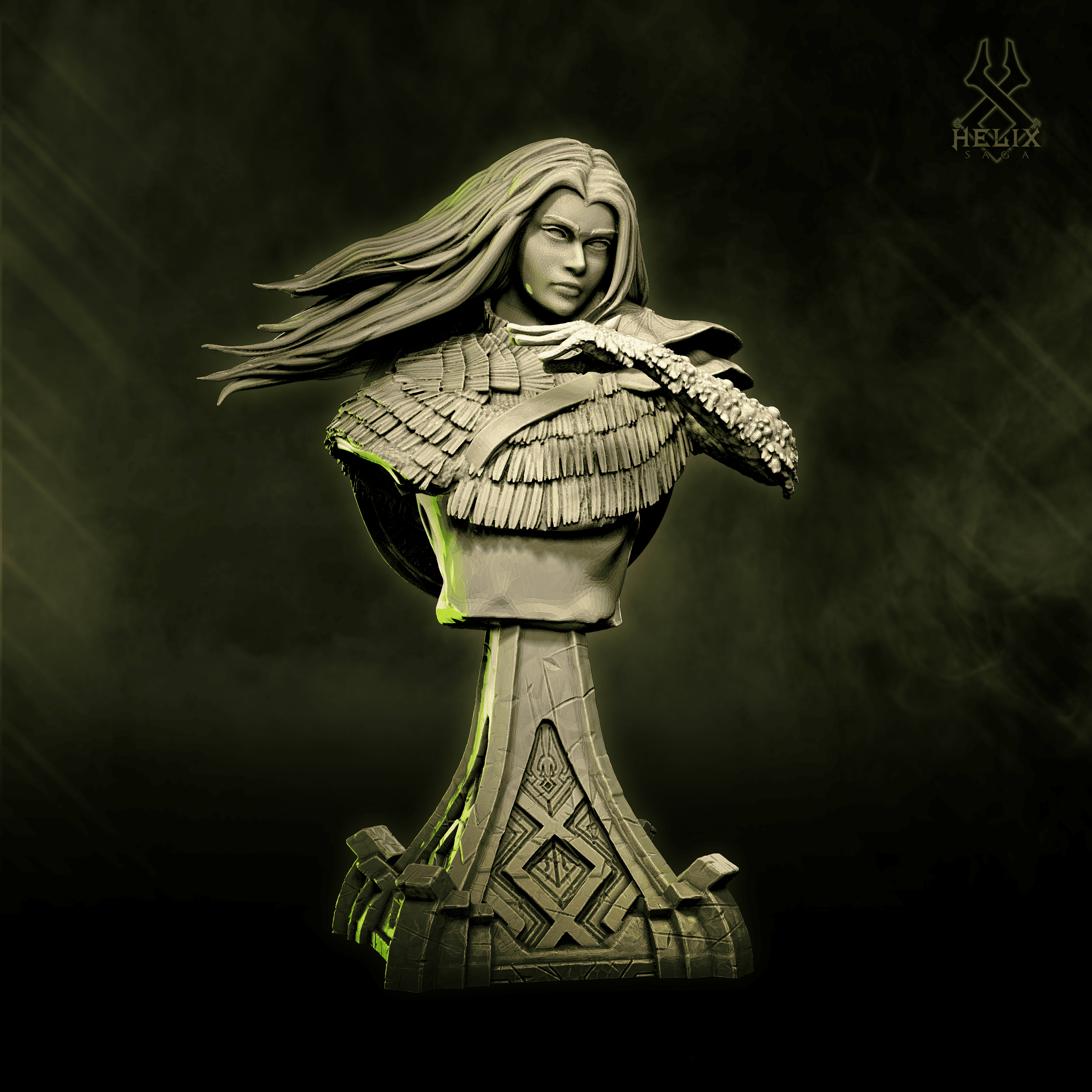 Saunja Swamp Prowler - Huntress 75 mm Bust (Swamp Grazzers ...