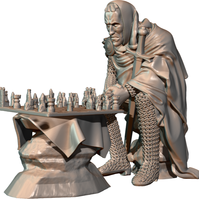 "Antonius Block Last Game - The 7th Seal" - 28mm - Ezipion Digital ...