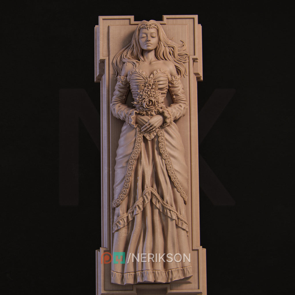 Sleeping Princess Miniature - Nerikson - Miniatures by Only-Games.co