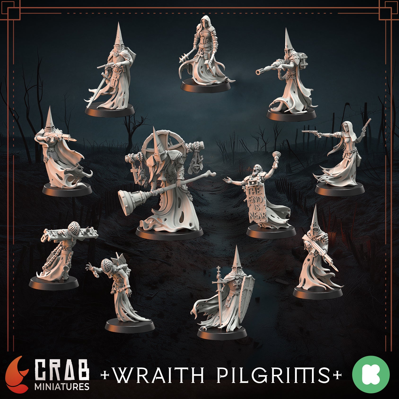 Core Set (11 Miniatures) - Crab Miniatures - Miniatures by Only-Games.co