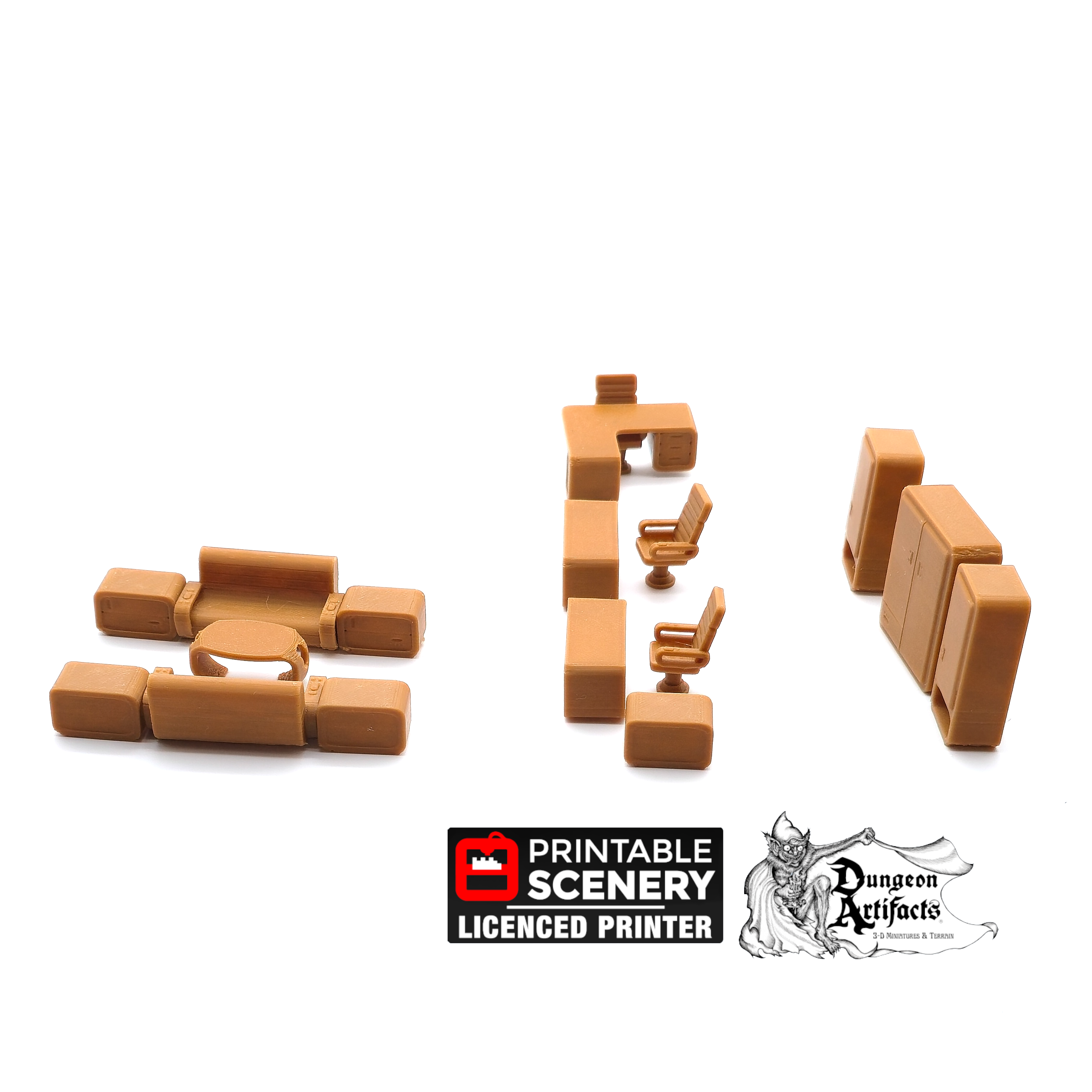 Cyberpunk Office Furniture Set - Brave New Worlds - Printable Scenery ...