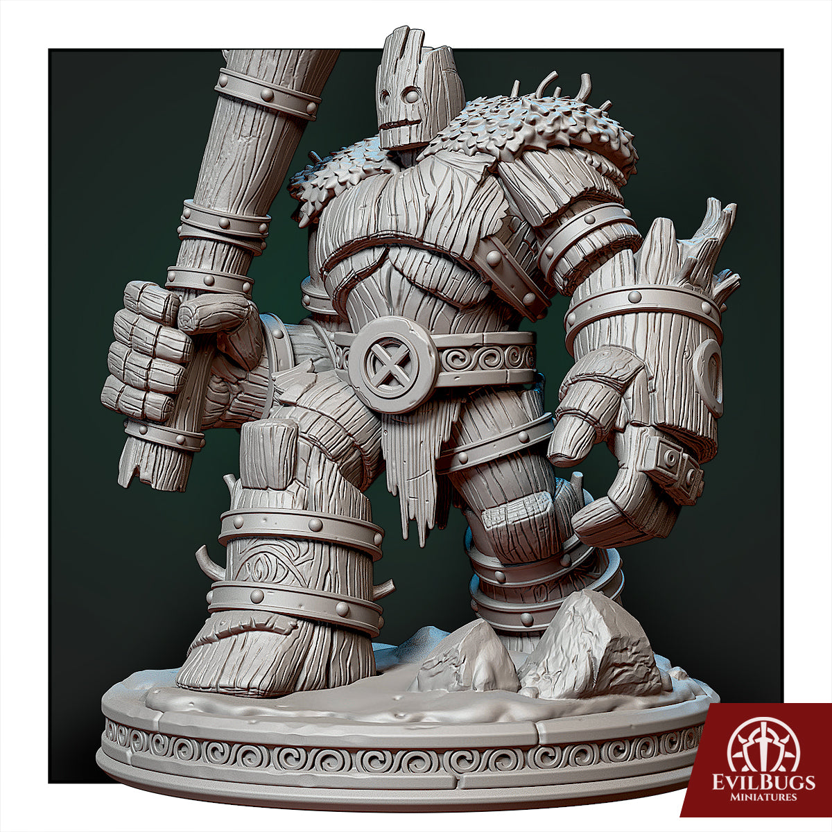 Wooden Giant ( Pose2 ) - EvilBugs - Miniatures by Only-Games.co