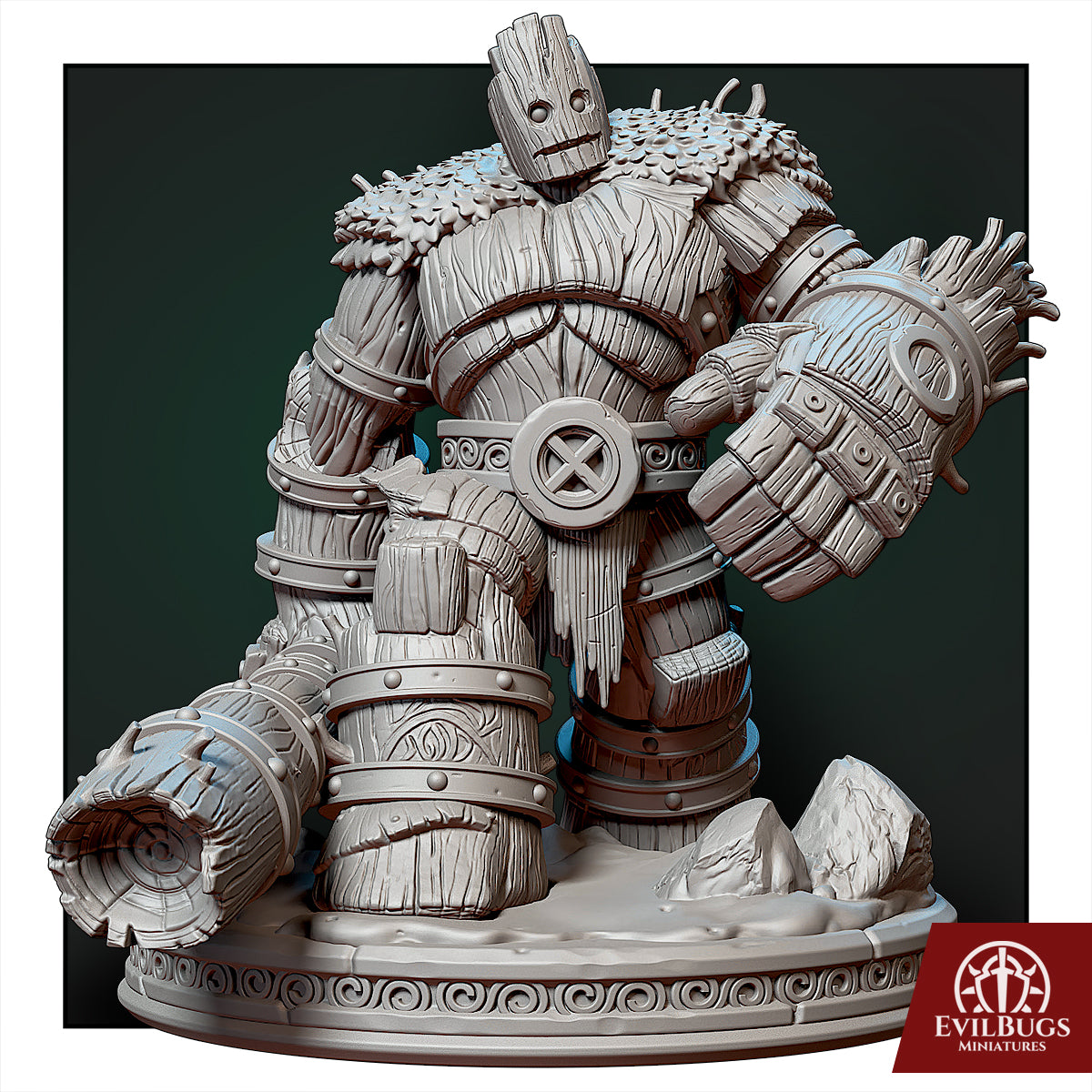 Wooden Giant ( Pose3 ) - EvilBugs - Miniatures by Only-Games.co