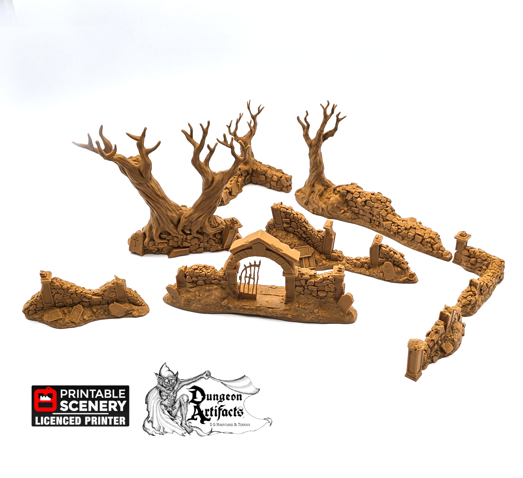Hallowed Graveyard - Shadowfey Wilds Grave Yard Cemetery 15mm 20mm 28mm ...