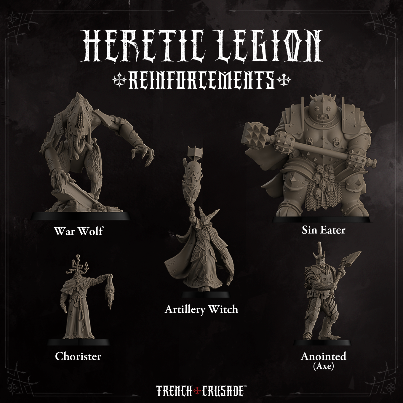 Heretic Legion reinforcements - Factory Fortress Inc. - Miniatures by ...