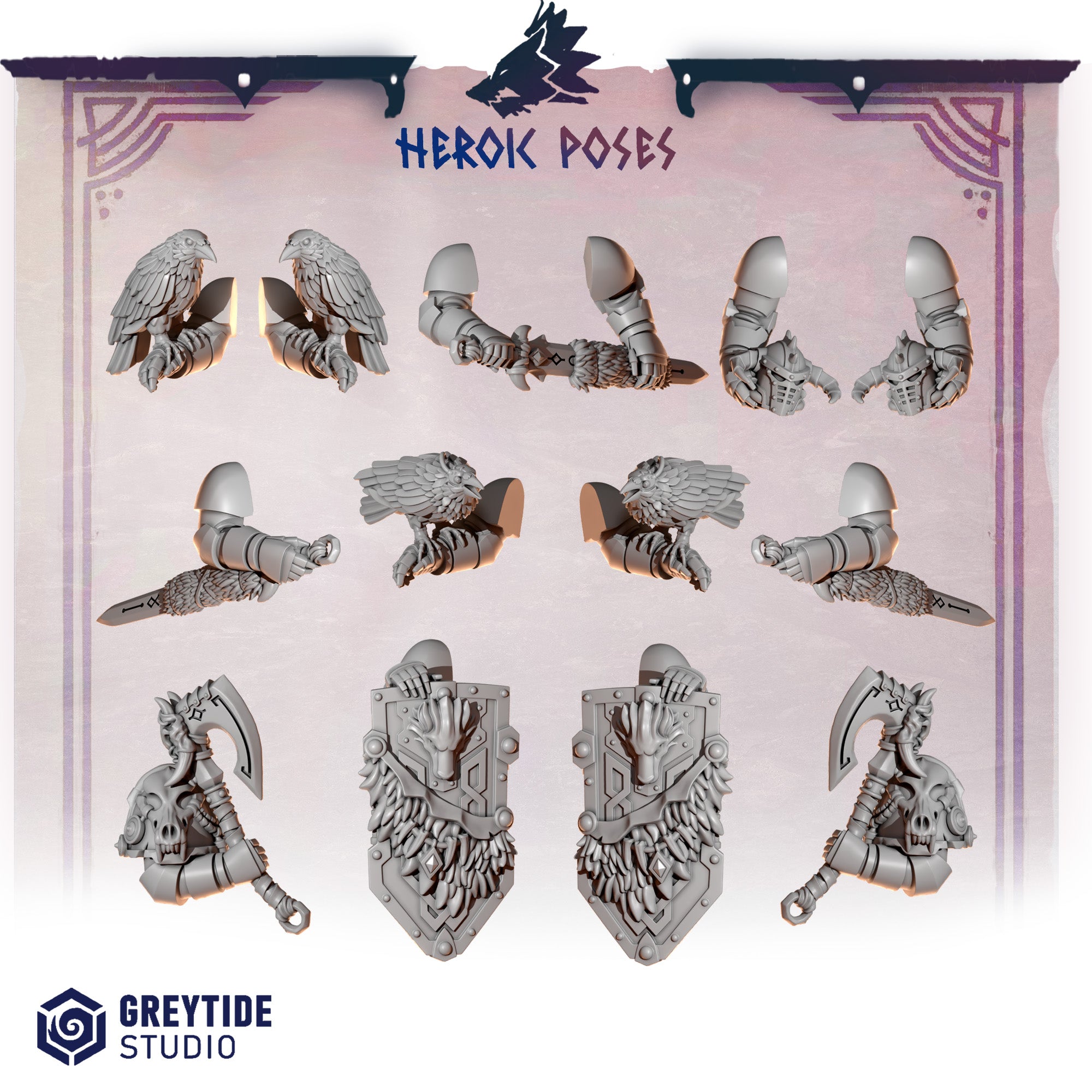 Heroic Poses PH - Greytide Studio - Miniatures by Only-Games.co