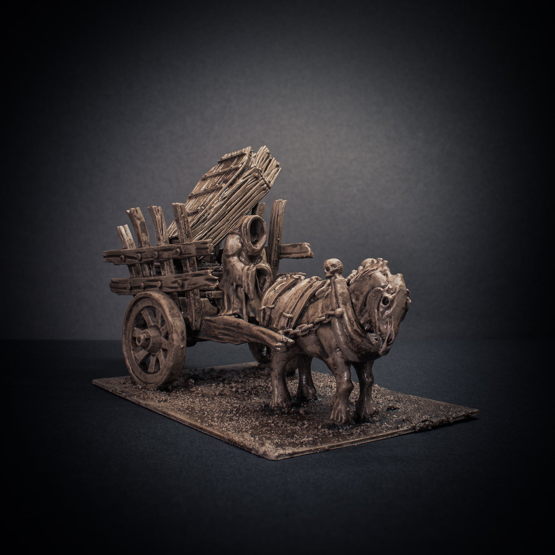 Death Cart Playset - Knucklebones Miniatures - Miniatures by Only-Games.co