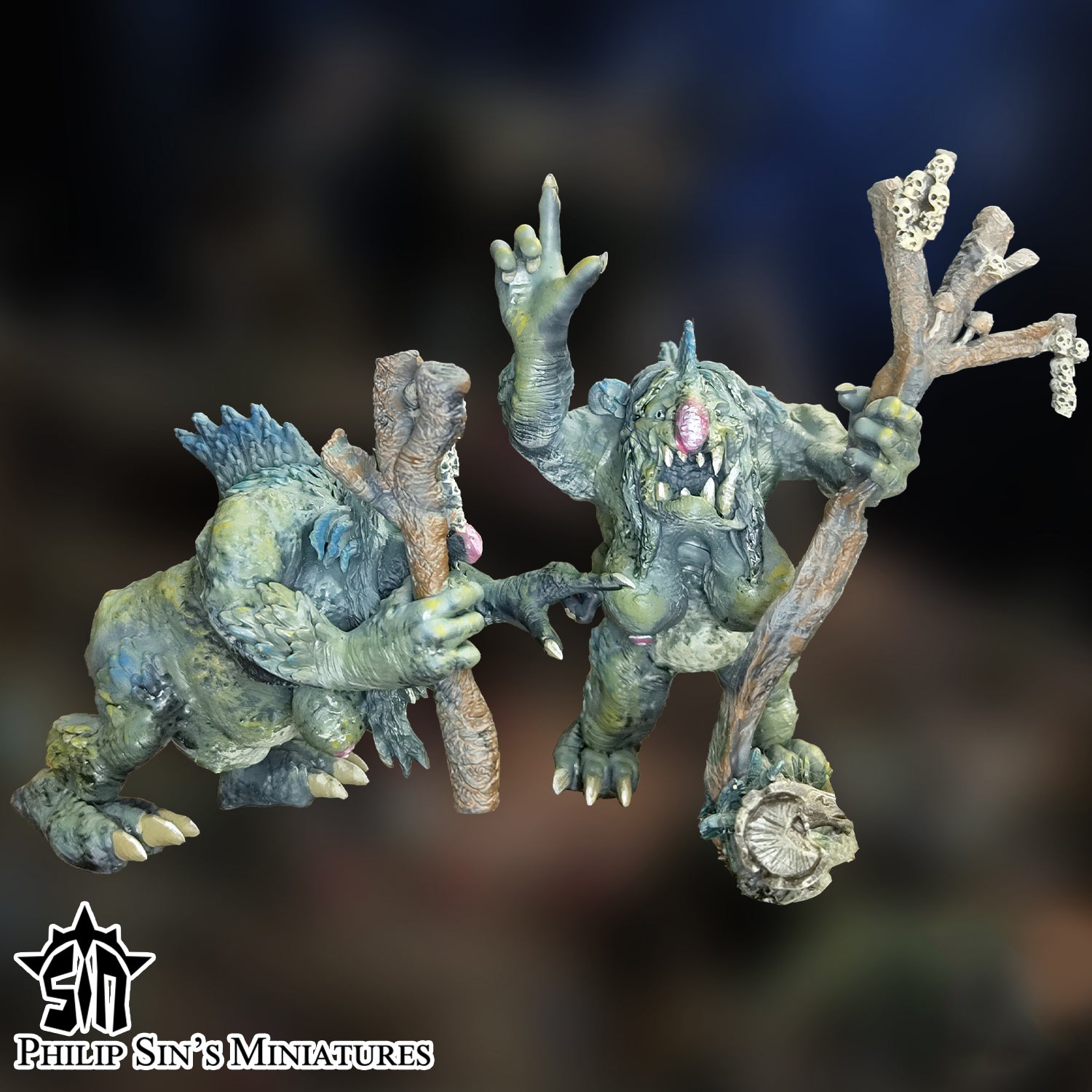 Troll Witches - Philip Sin's Miniatures - Miniatures by Only-Games.co
