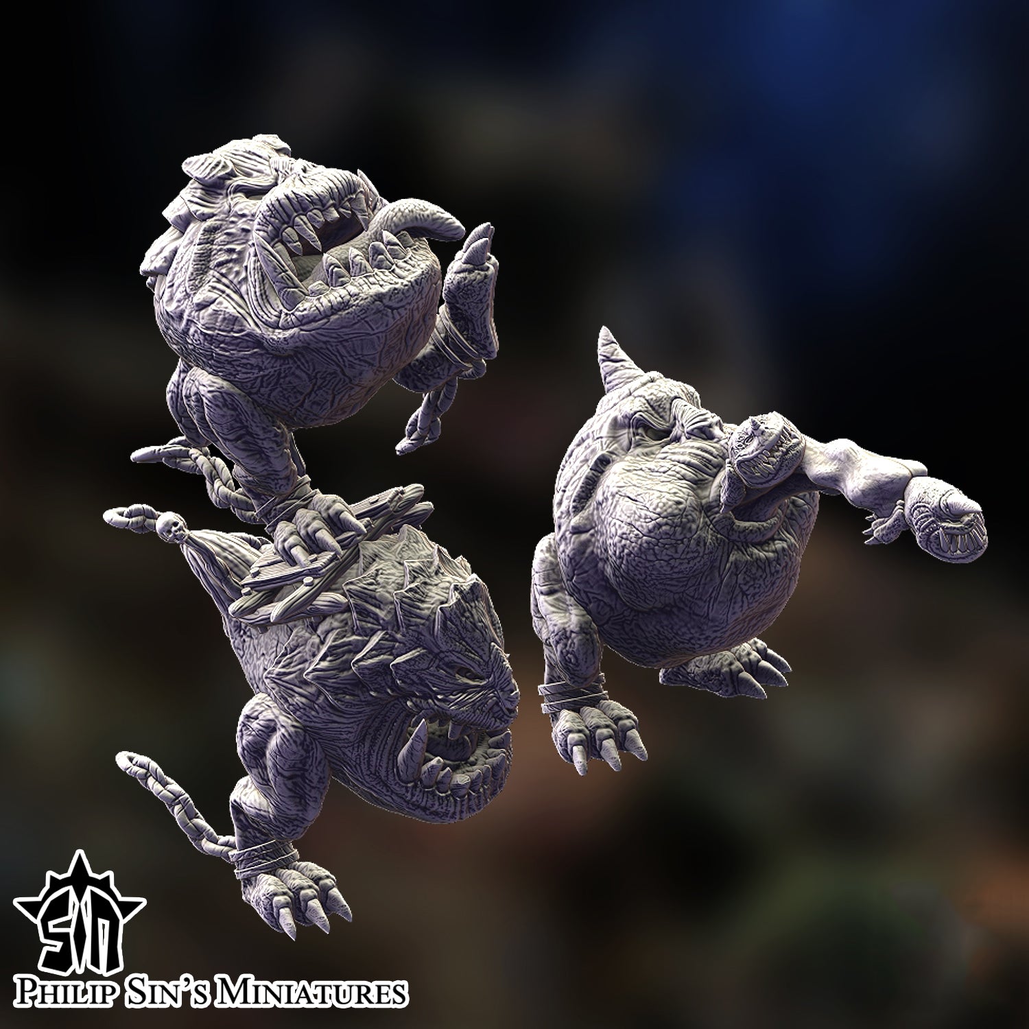 Giant Cave Beast Set - Philip Sin's Miniatures - Miniatures by Only ...