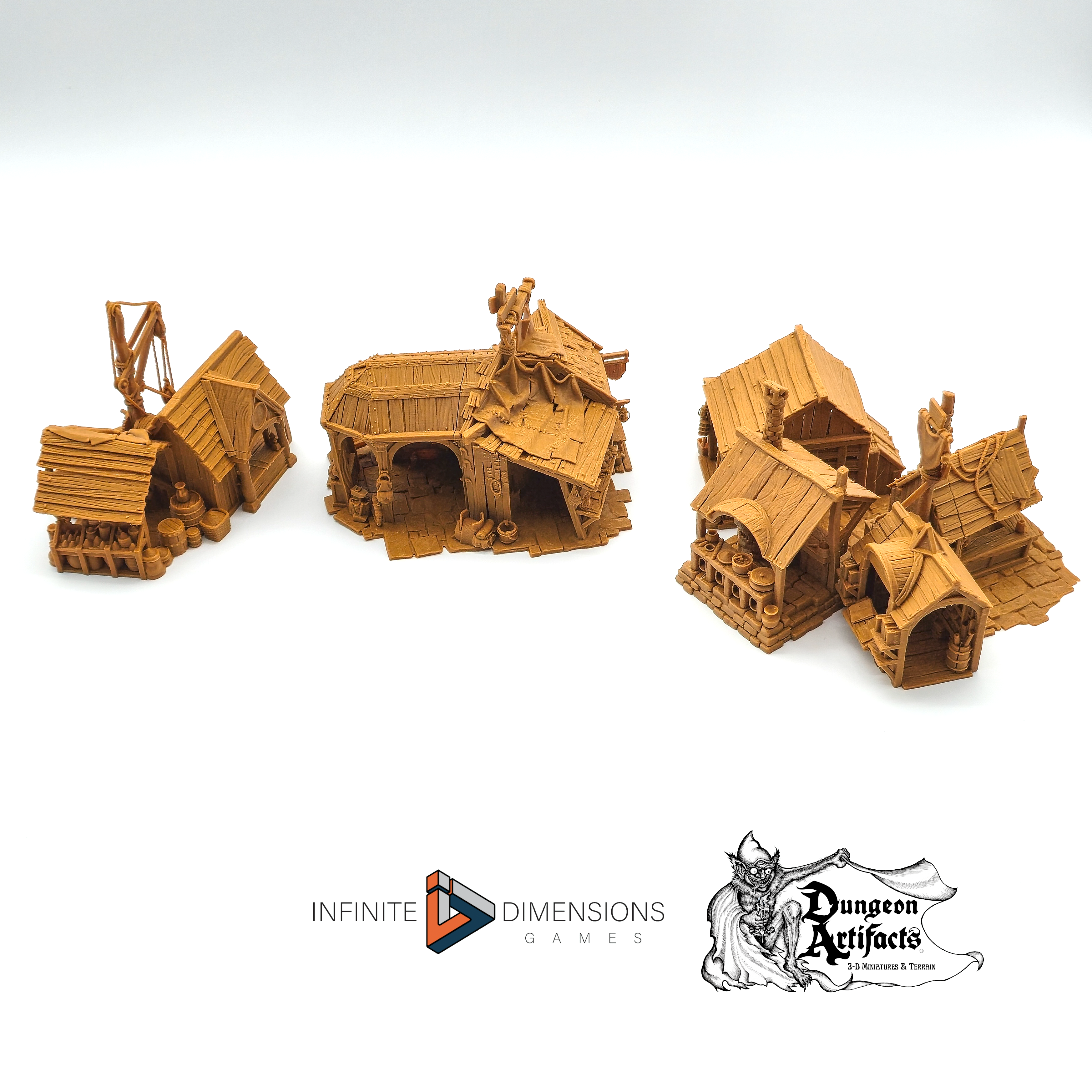 Market Sheds - Torbridge Cull - Infinite Dimensions Terrain Wargaming D ...