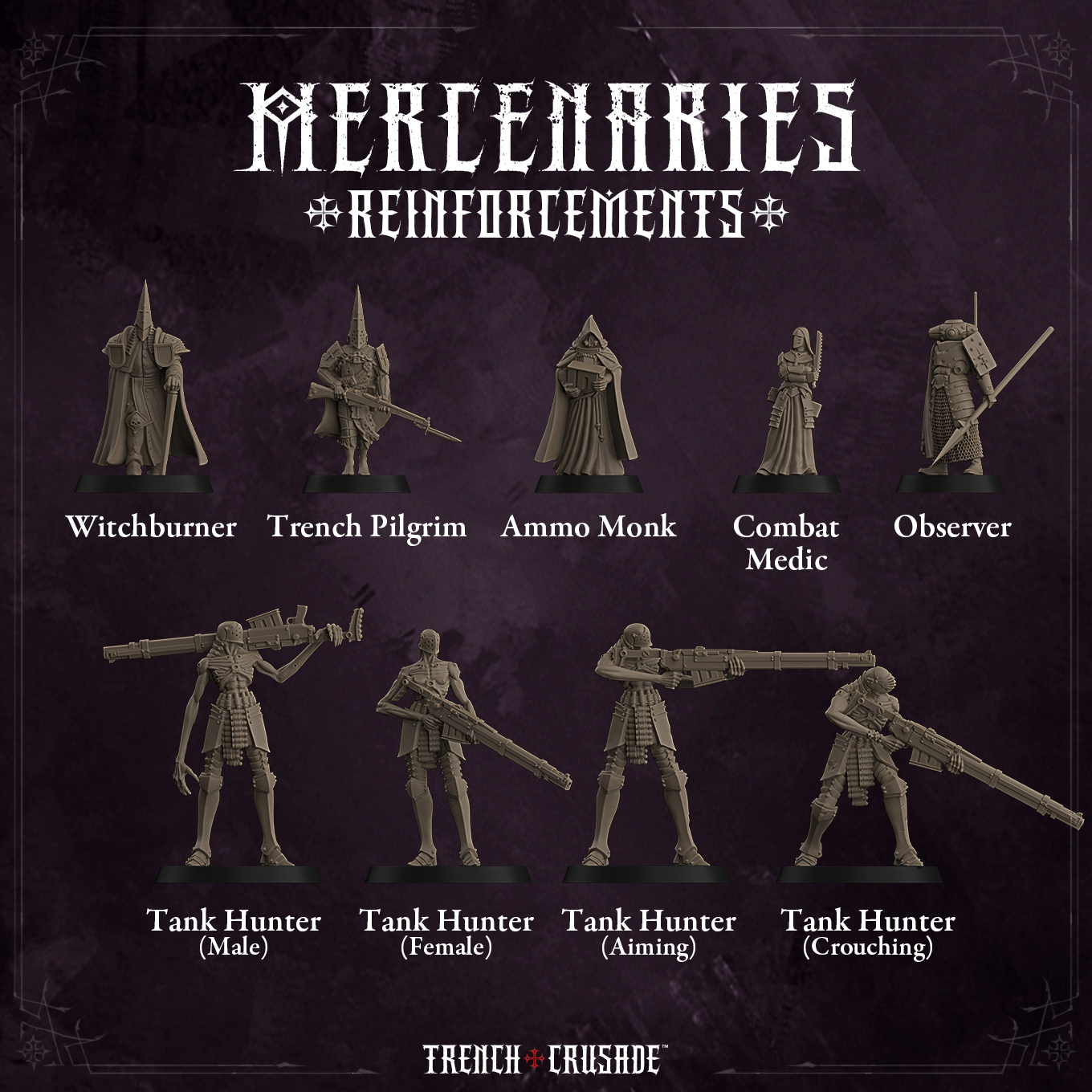 Mercenaries Reinforcement set - Factory Fortress Inc. - Miniatures by ...