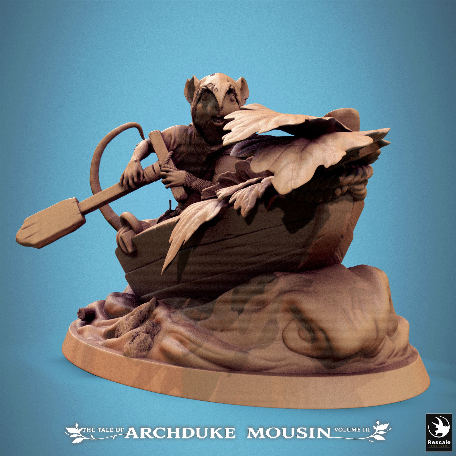 Mouse Boat - Lord of the Print - Miniatures by Only-Games.co