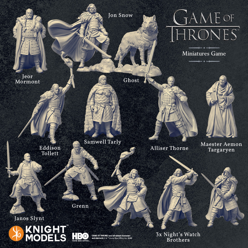 Night's Watch Set - Knight Models - Miniatures by Only-Games.co
