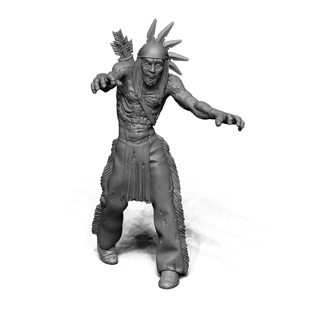 Native Zombie - Reacher - Gunfight Games - Miniatures by Only-Games.co