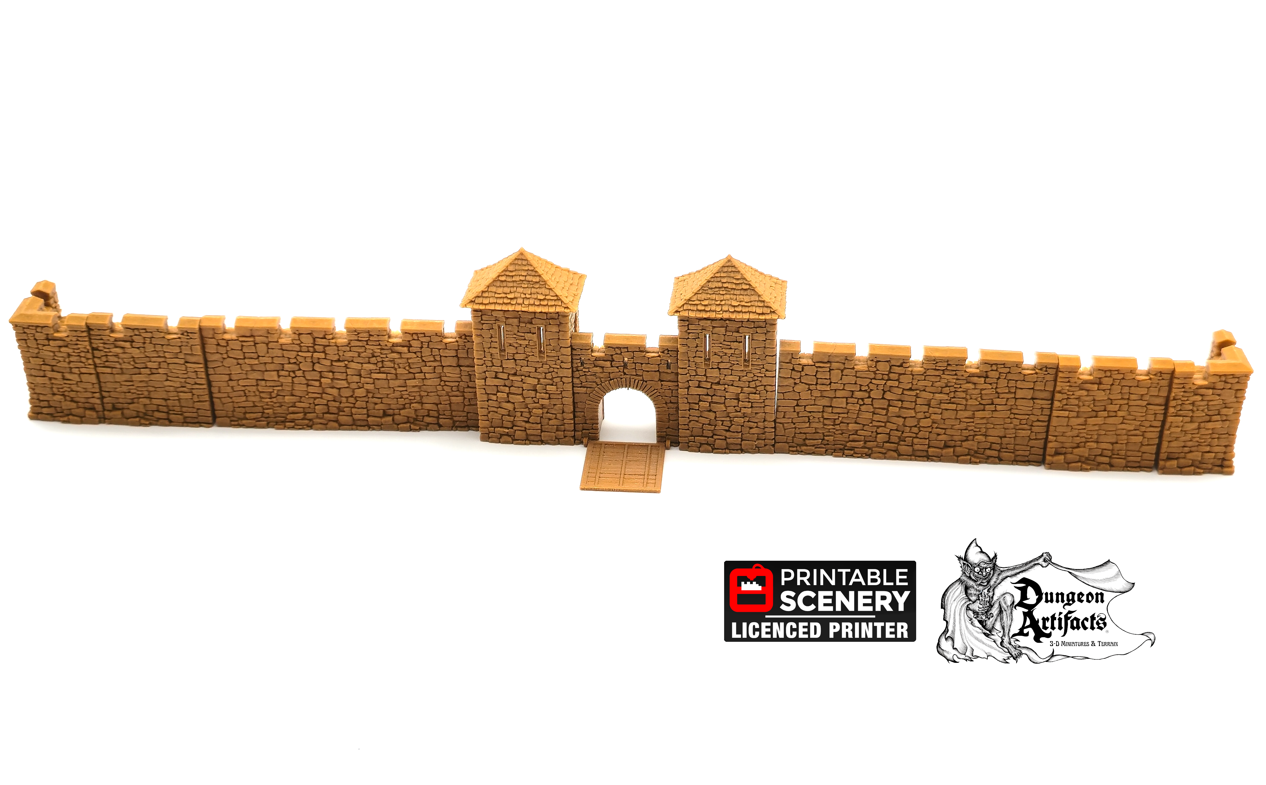 Norman Stone Fort Walls - King and Country - Printable Scenery Terrain ...
