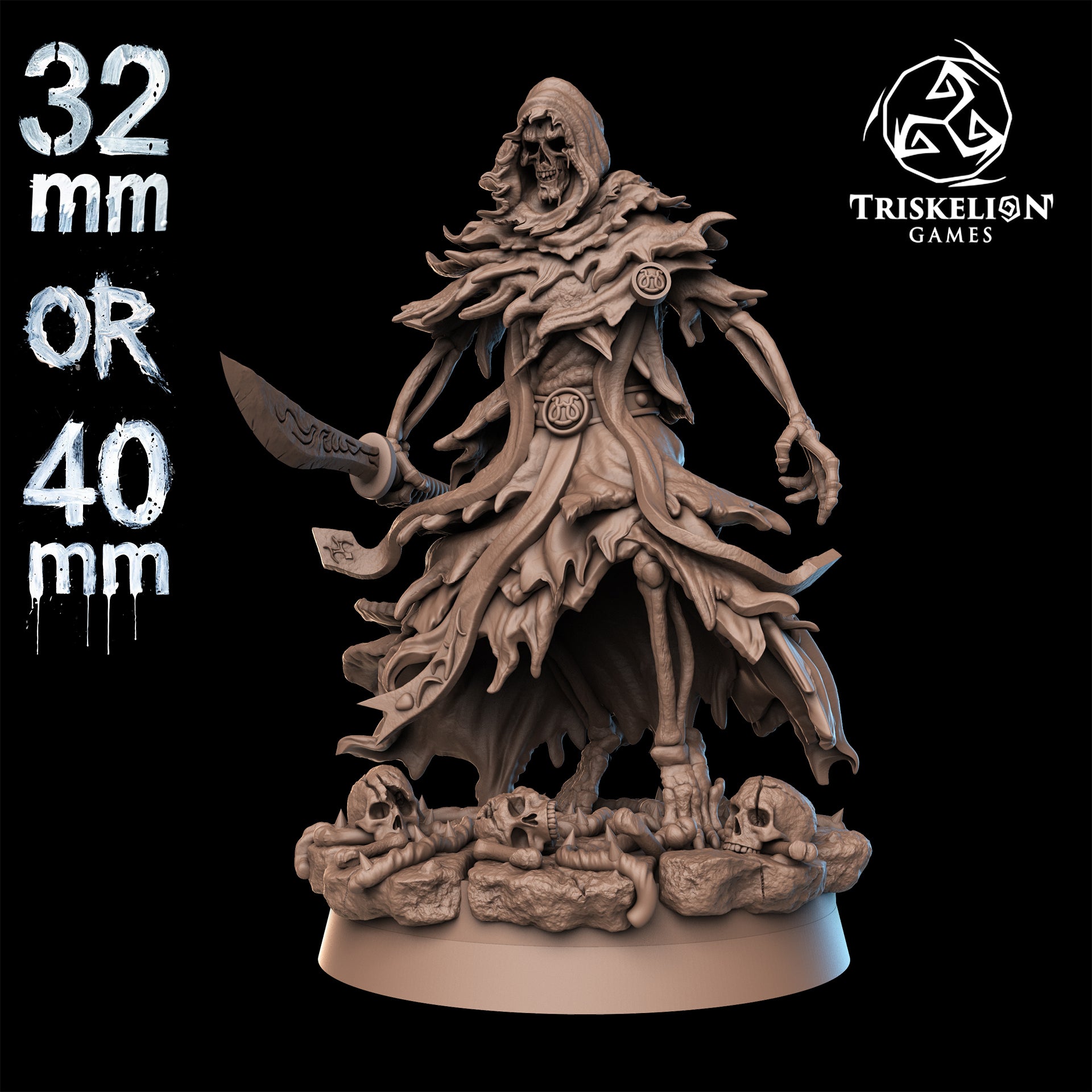 Court Wraith Assassin - Triskelion Games - Miniatures by Only-Games.co