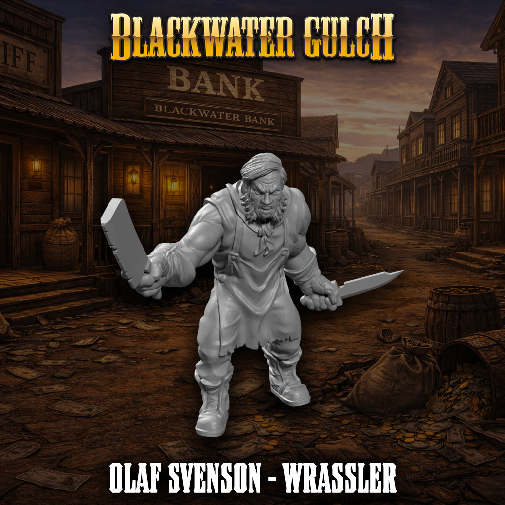Olaf Svenson - Wrassler - Skirmish Games - Miniatures by Only-Games.co