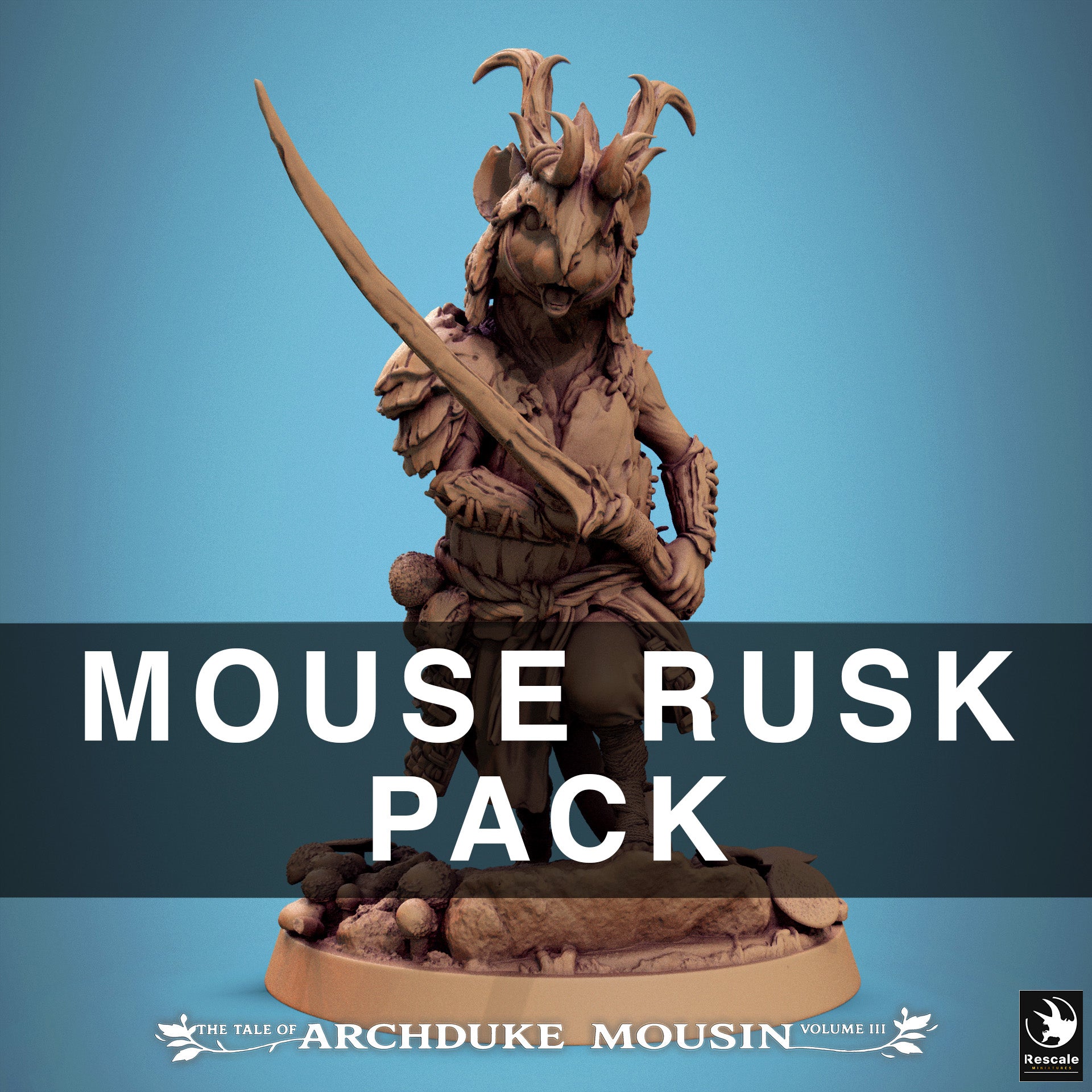 Mouse Rusk Pack - Lord of the Print - Miniatures by Only-Games.co