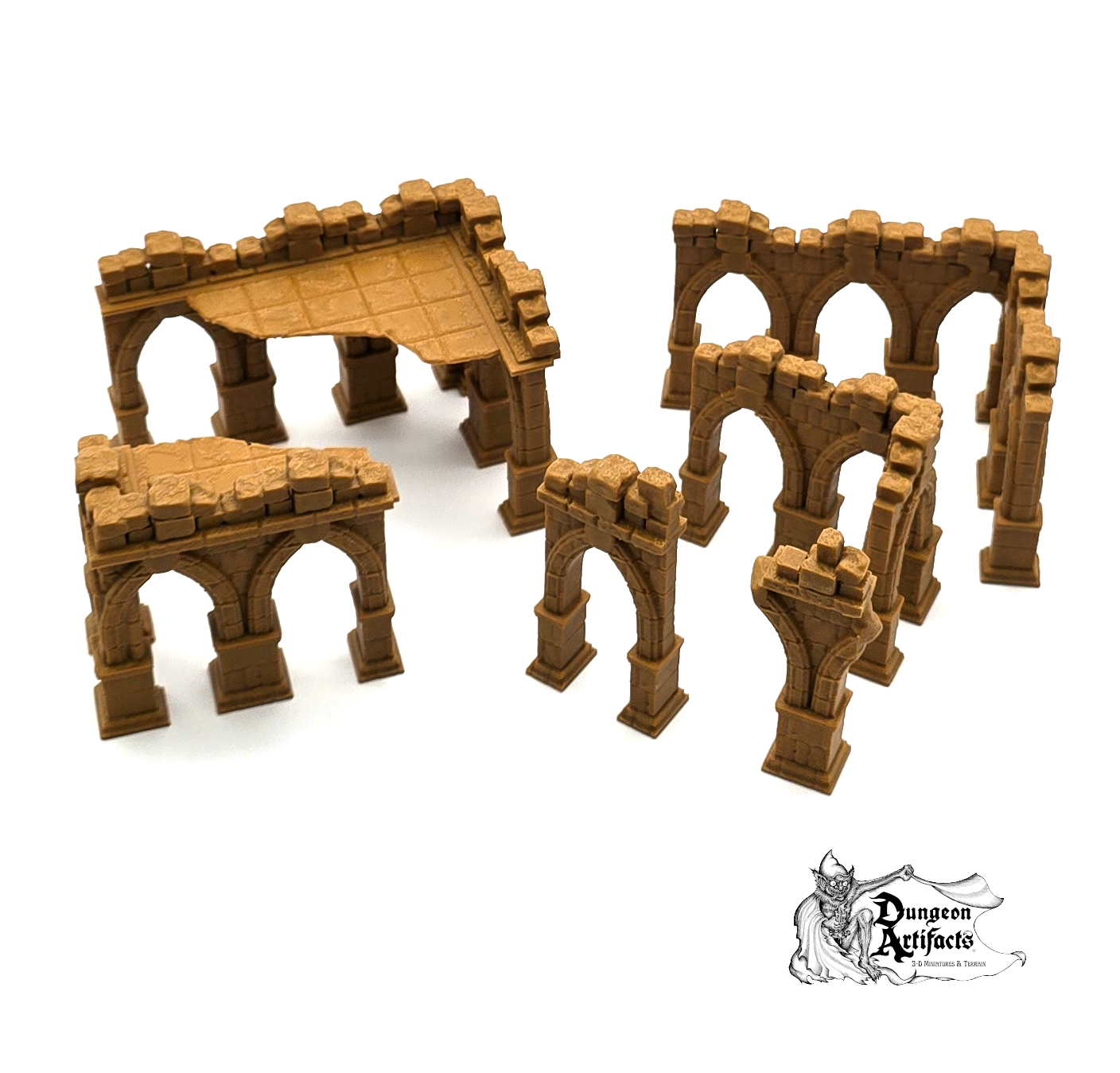 Pillar Ruins - Stormguard 15mm 28mm 32mm 42mm Wargaming Terrain D&D ...