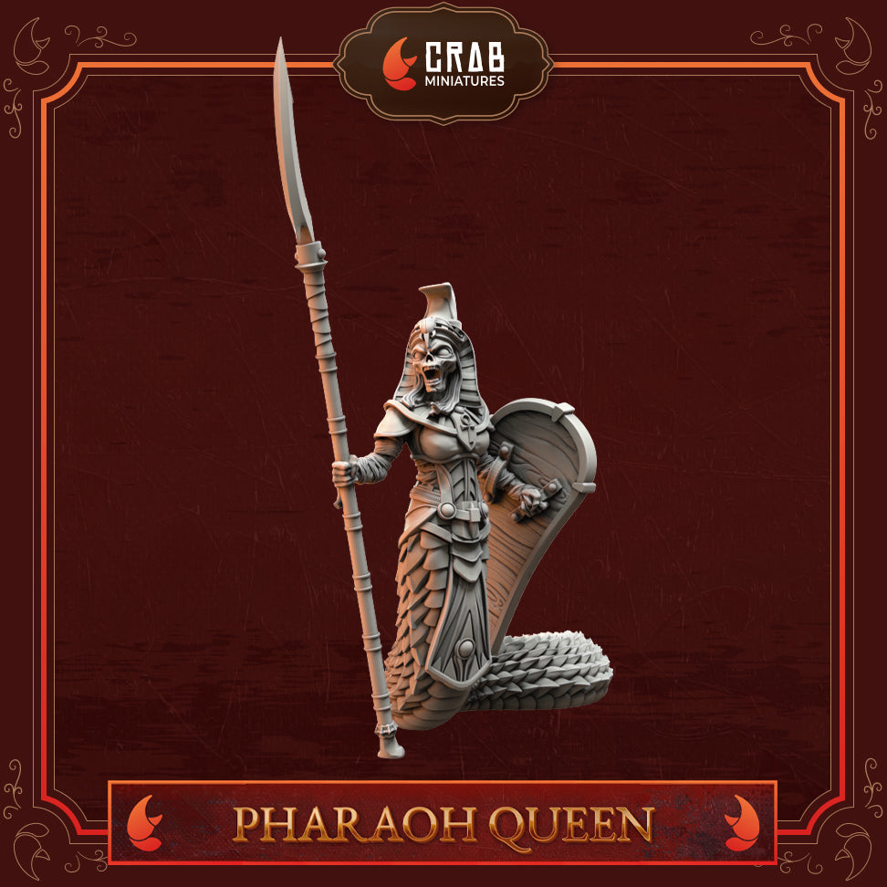 Pharaoh's Legacy: Pharaoh Queen - Crab Miniatures - Miniatures by Only ...