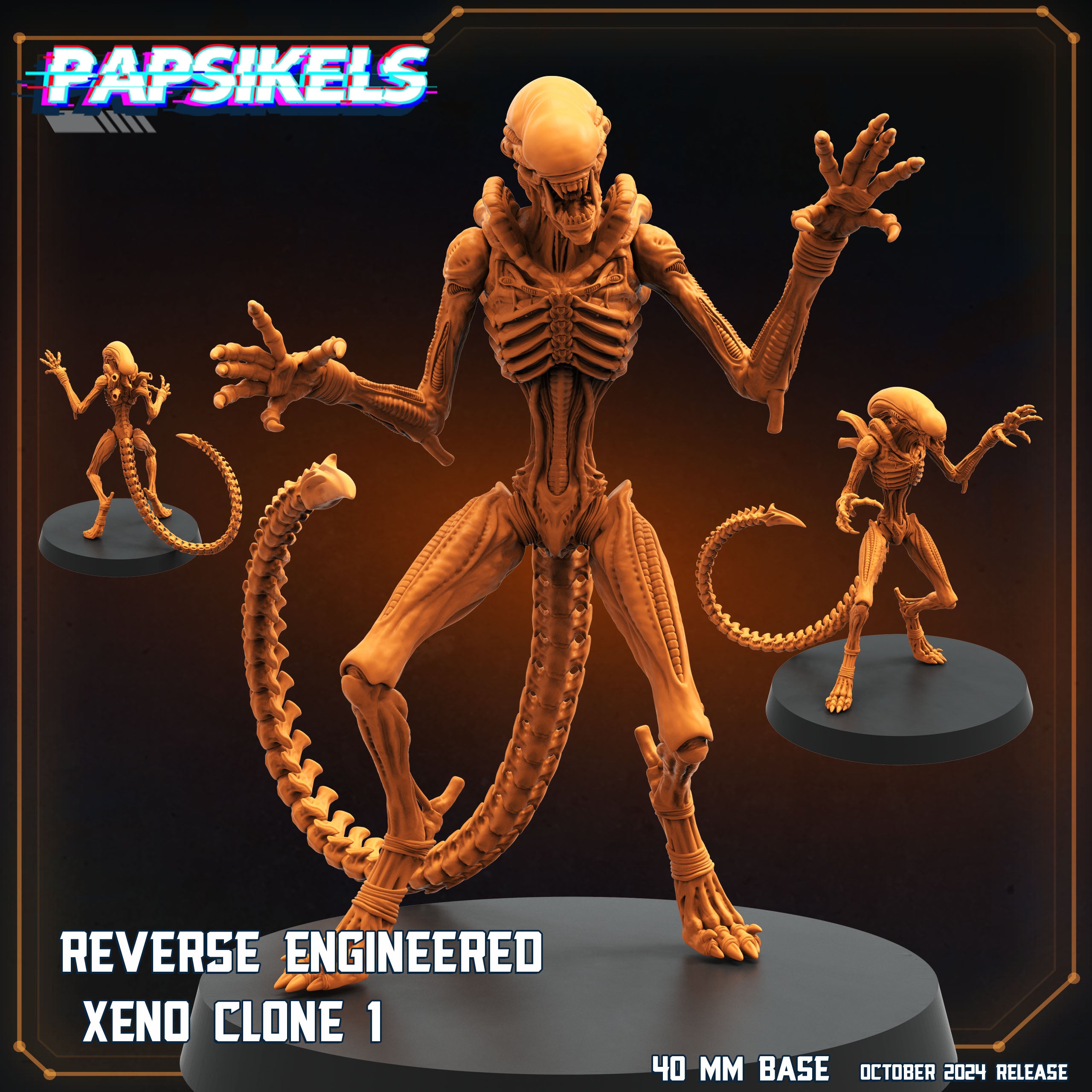 REVERSE ENGINEERED XENO CLONE 1 - Papsikels Miniatures - Miniatures by ...