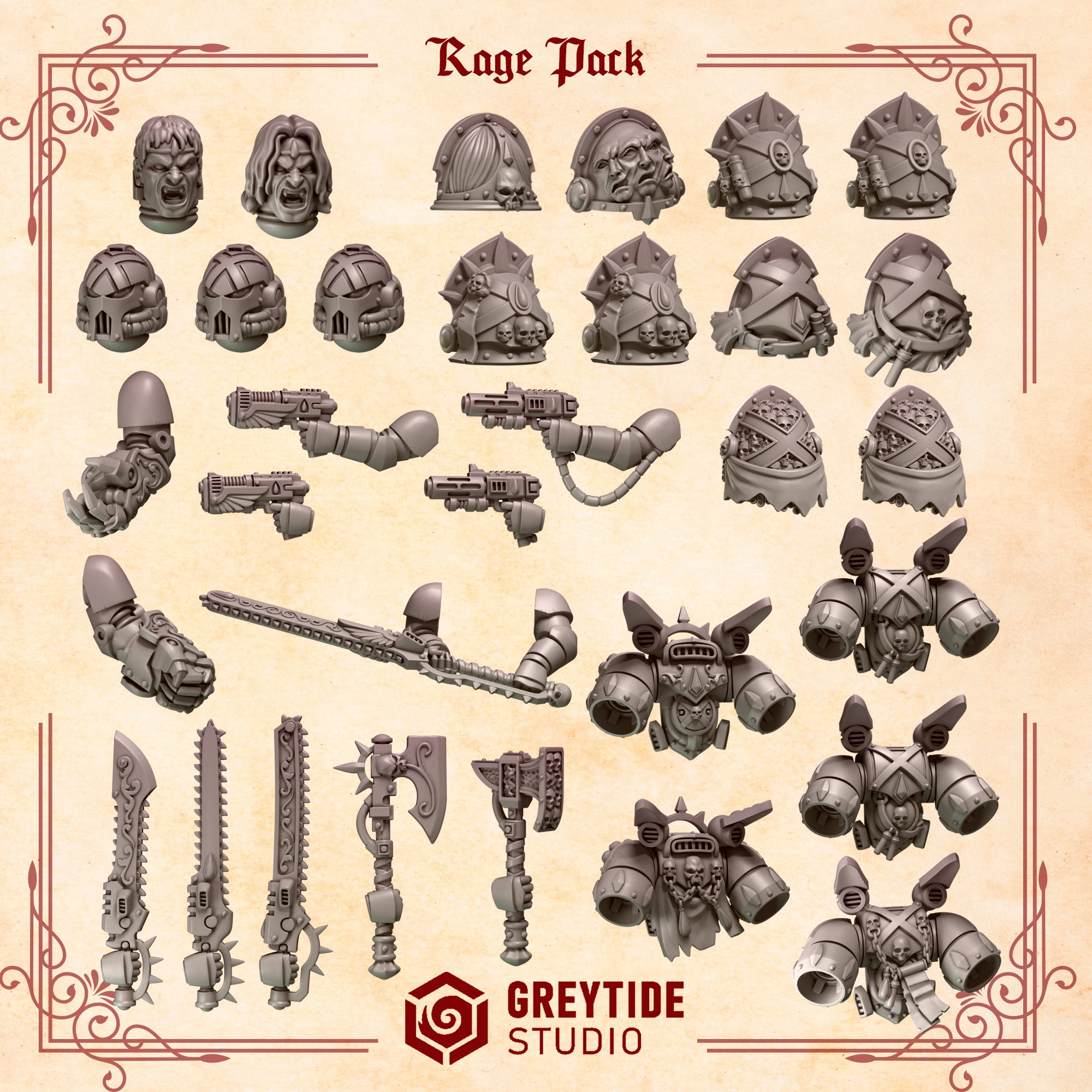 Rage pack CL - Greytide Studio - Miniatures by Only-Games.co