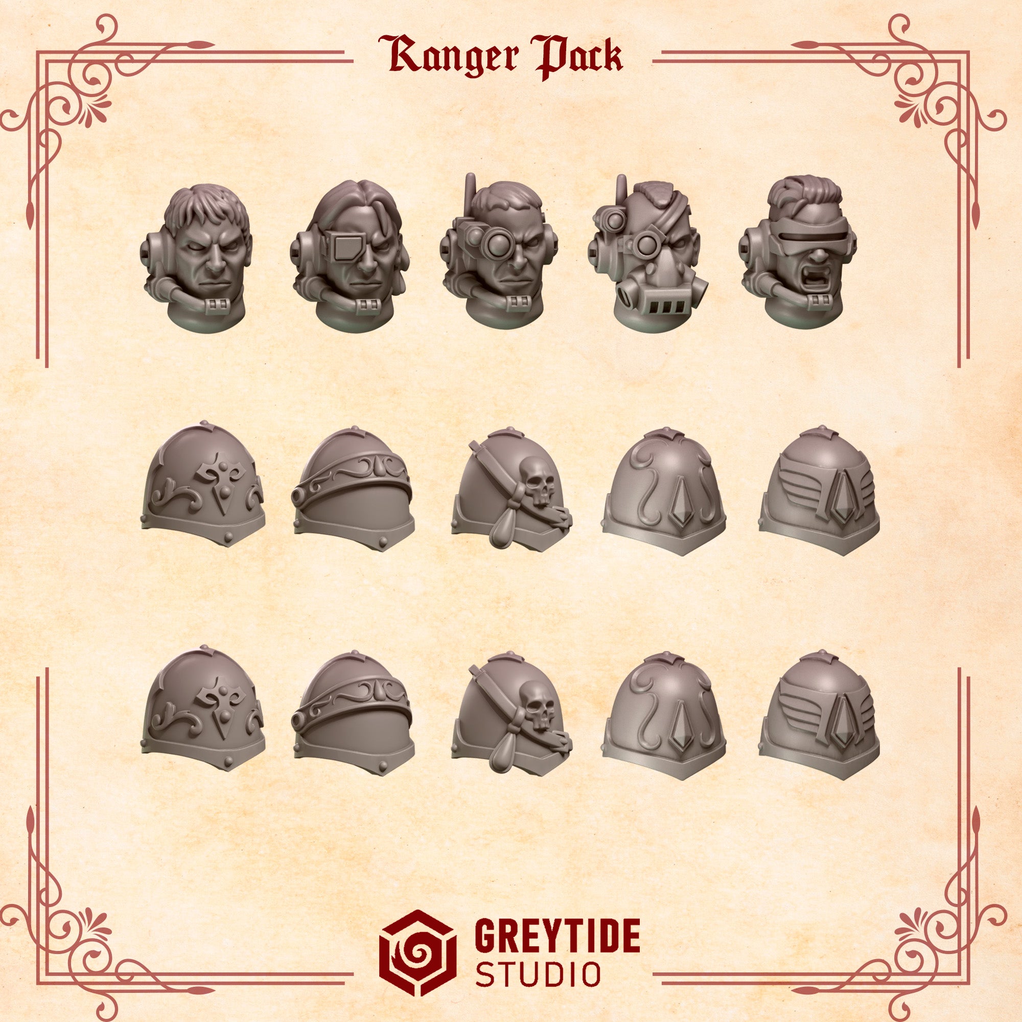 Rangers Pack CL - Greytide Studio - Miniatures by Only-Games.co