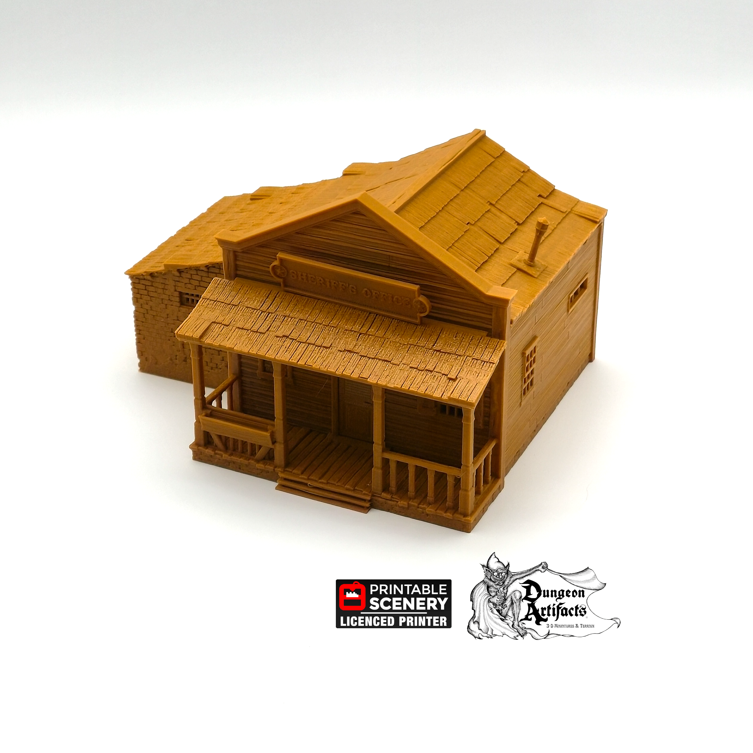 Sheriff's Office and Jail - Time Warp - Printable Scenery Wargaming ...