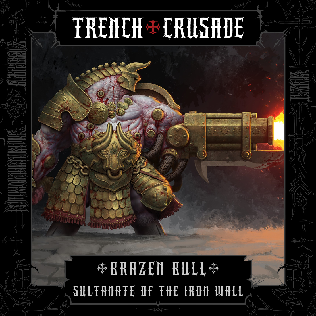 Trench Crusade - Brazen Bull - Iron Sultanate - Factory Fortress Inc. - Miniatures by Only-Games.co