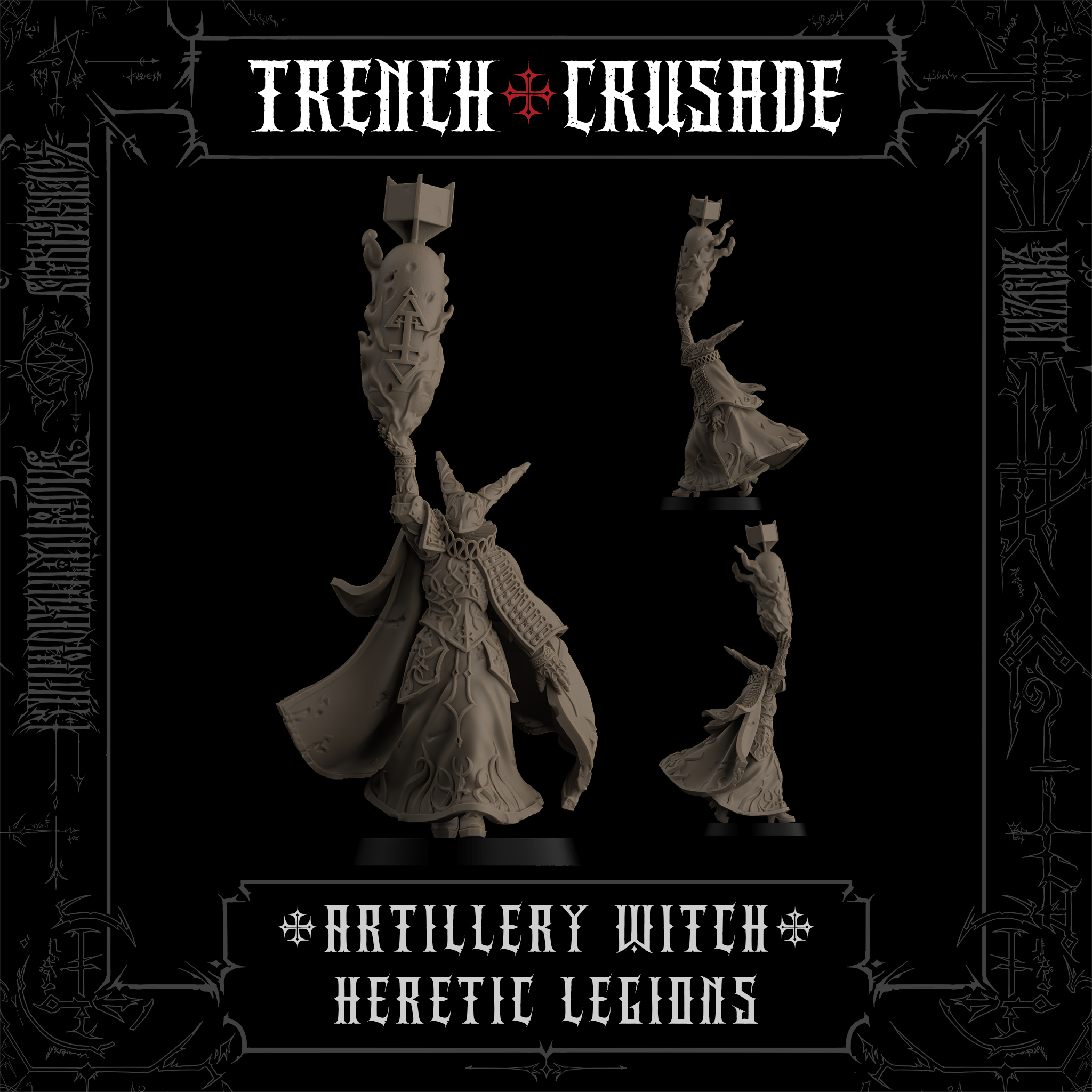 Trench Crusade - Artillery Witch - Heretic Legion - Factory Fortress ...