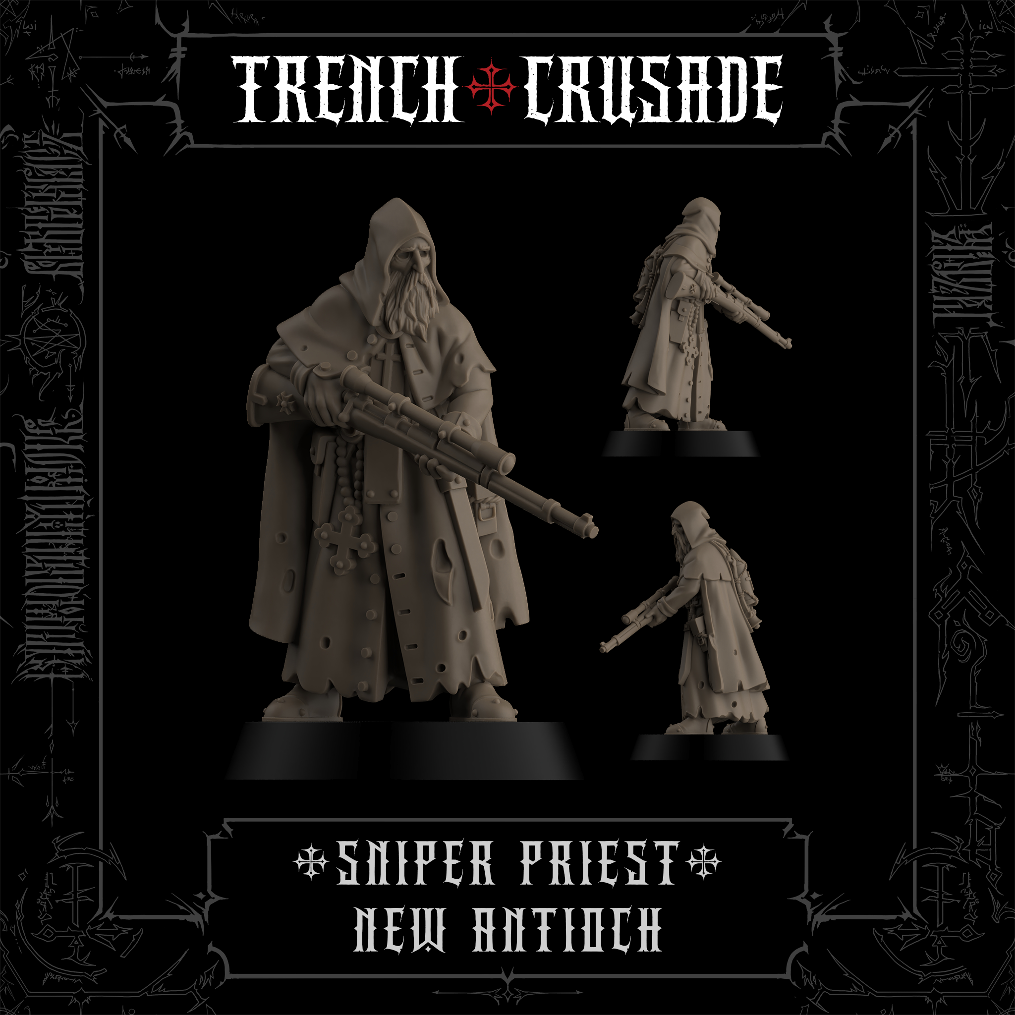 Trench Crusade - Sniper Priest w/rifle - Trench Pilgrims - Factory ...