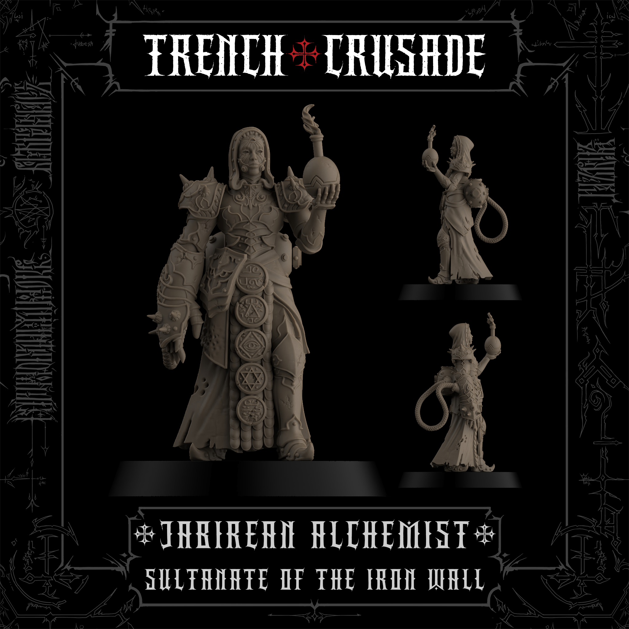 Trench Crusade - Jabirean Alchemist - Iron Sultanate - Factory Fortress ...