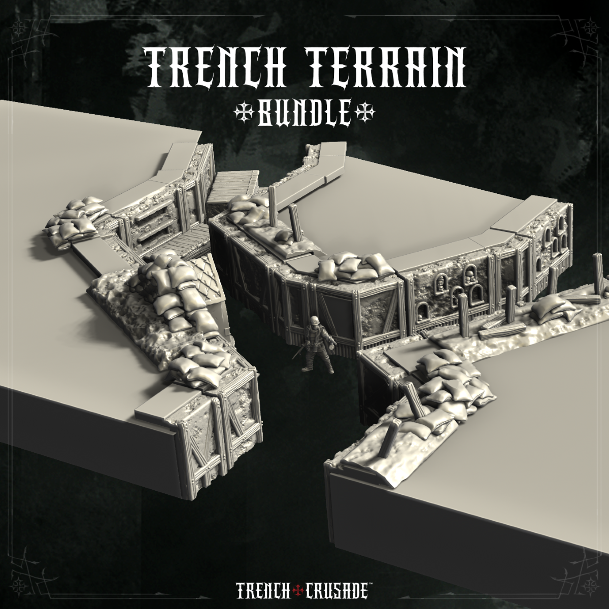 Trench Crusade terrain - Trench system bundle - Factory Fortress Inc ...