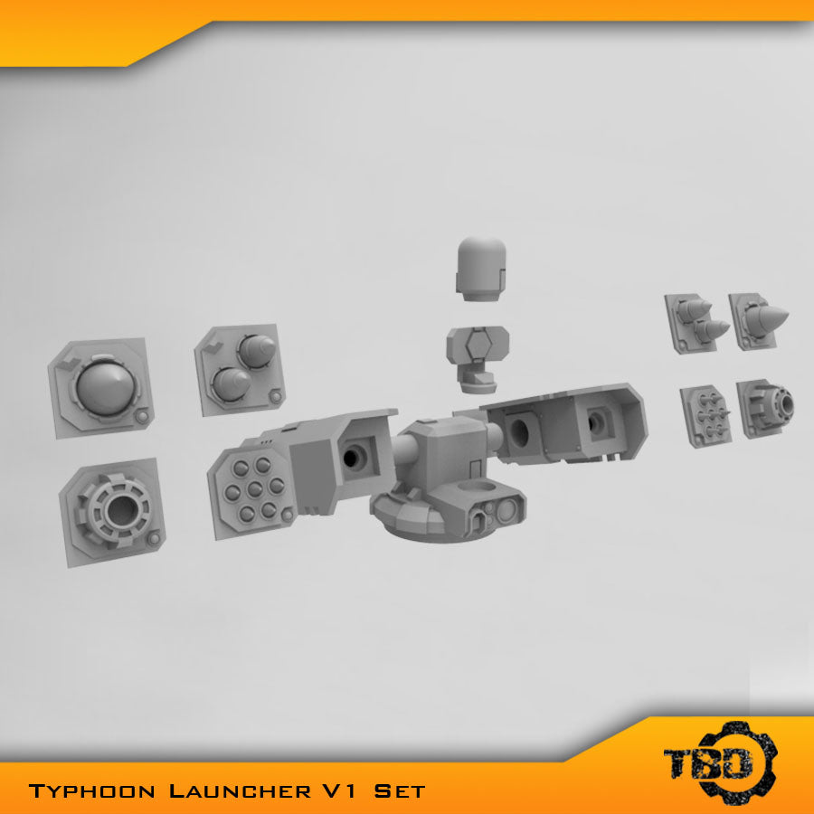 Thyphoon Launcher V1 set - Tight Bore Designs - Miniatures by Only-Games.co