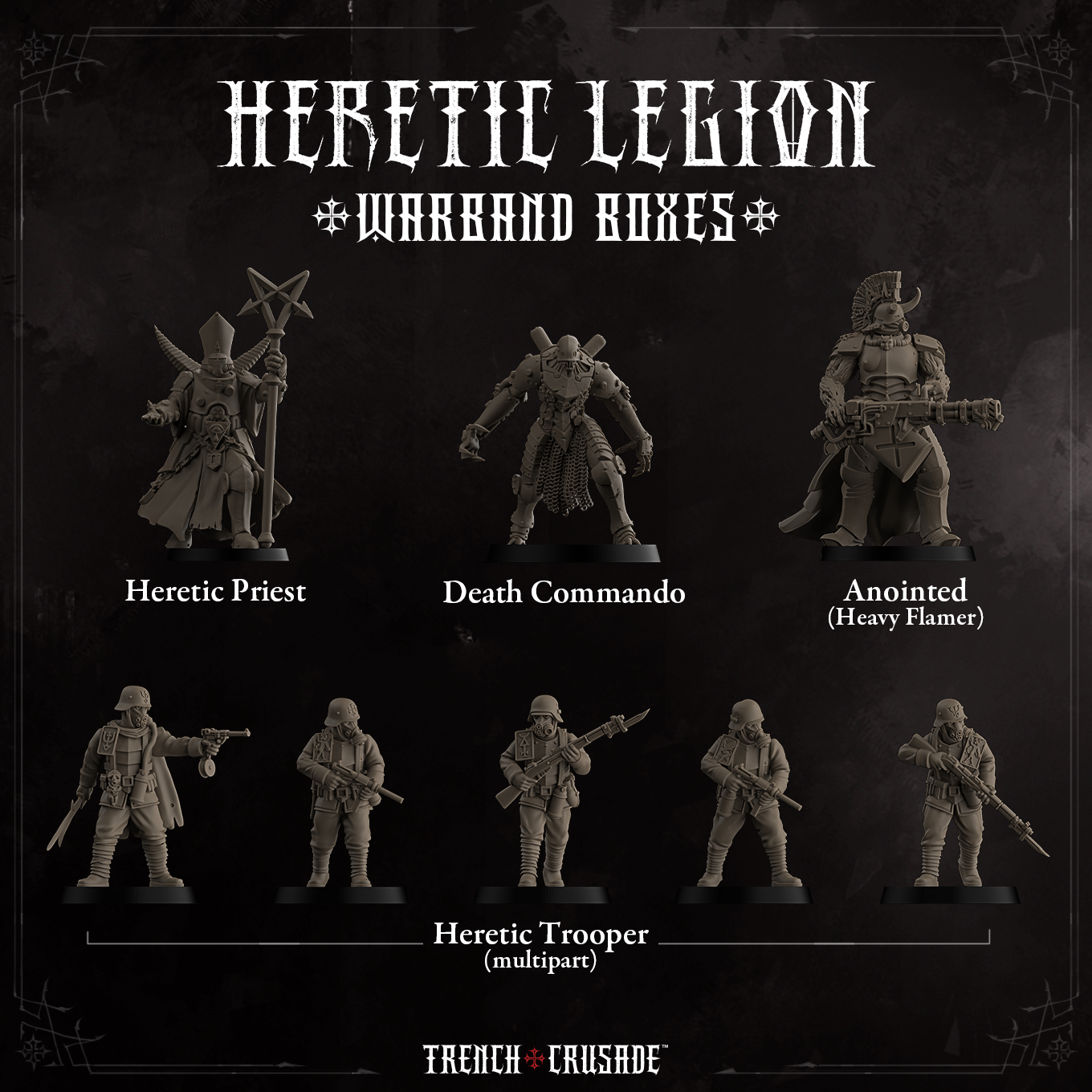 Trench Crusade - Heretic Legion Warband - Factory Fortress Inc ...