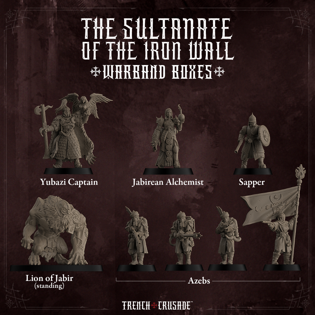 Trench Crusade - Iron Sultanate Warband - Factory Fortress Inc ...