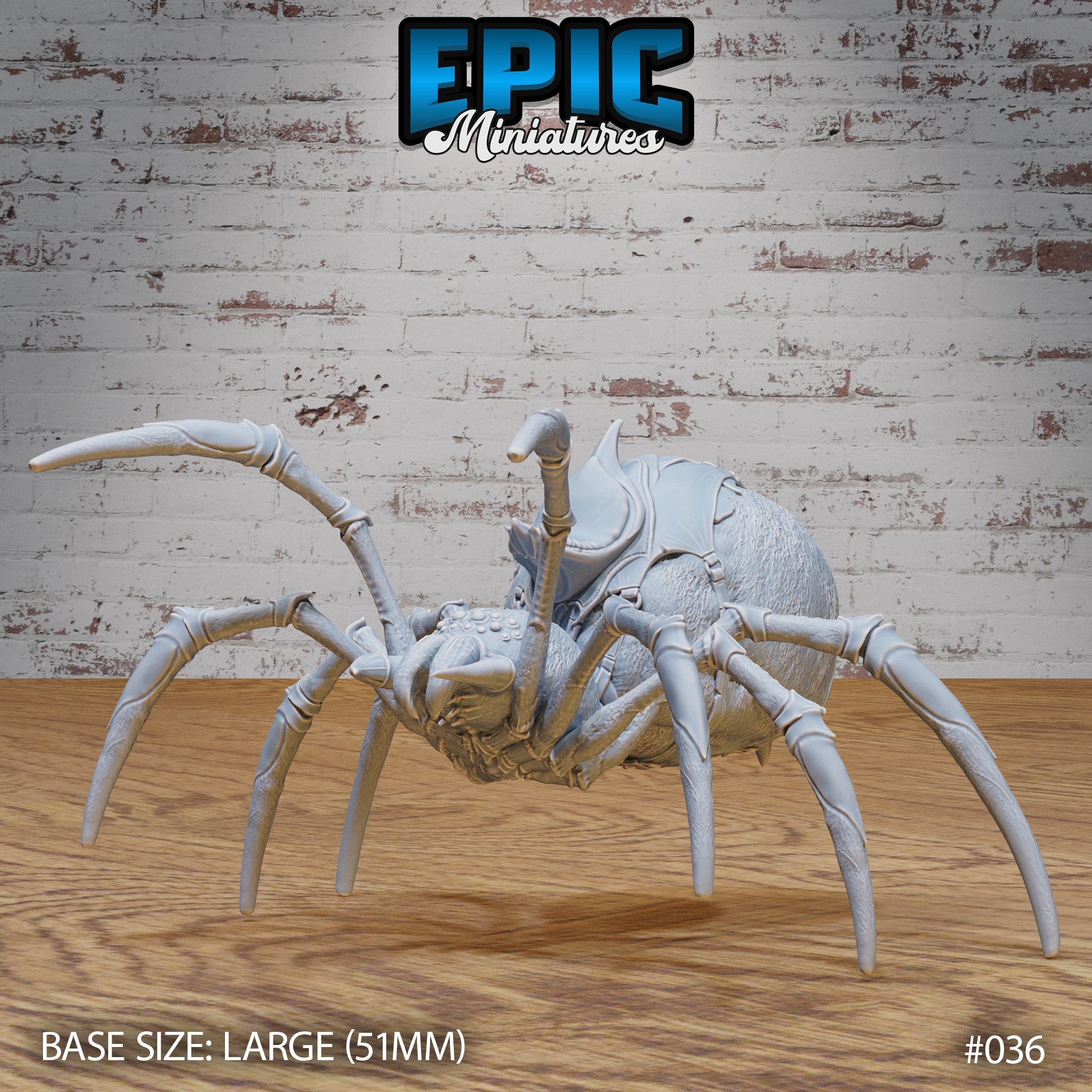 Giant Spider Mount Attacking - Epic Miniatures - Miniatures by Only ...