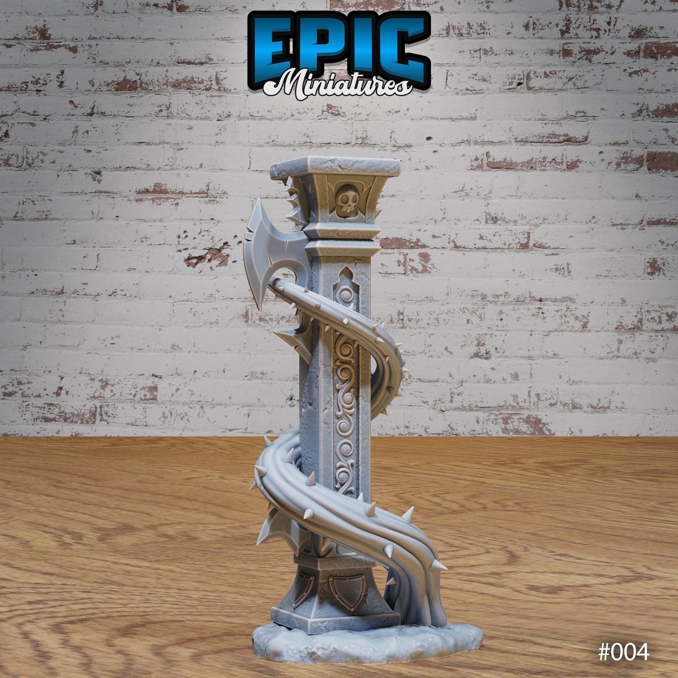 Dark Elf Siege Camp Column Plants V2 - Epic Miniatures - Miniatures by ...