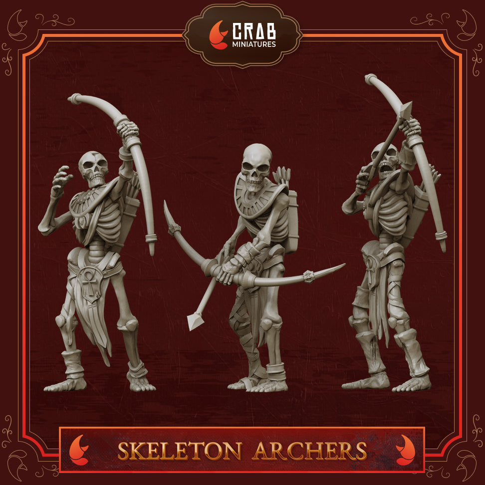 Pharaoh's Legacy: x10 Archers - Crab Miniatures - Miniatures by Only ...