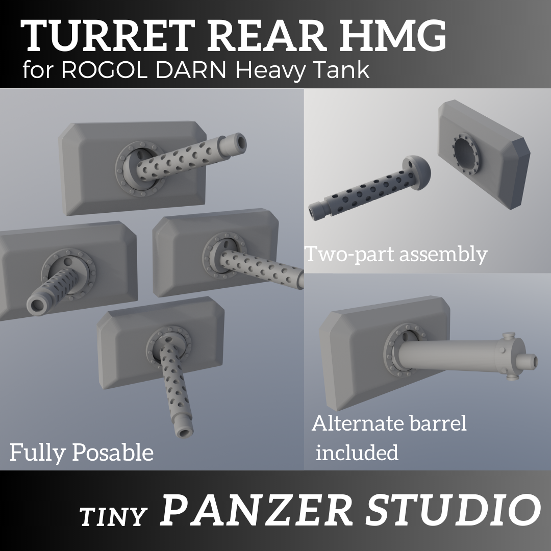 Turret-rear MG for Imperial Heavy Tank - Tiny Panzer Studio ...
