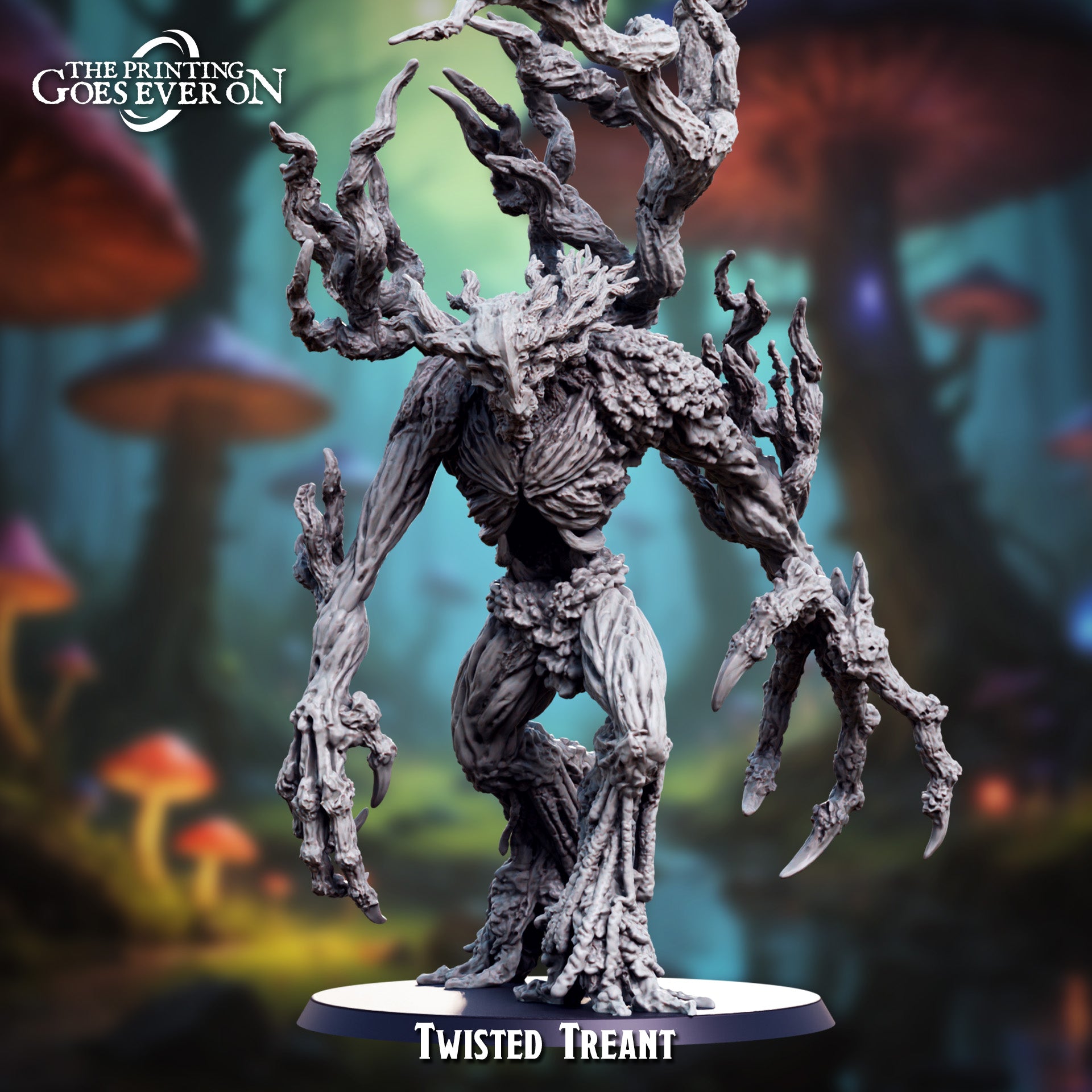 Twisted Treant - The Printing Goes Ever On - Miniatures by Only-Games.co
